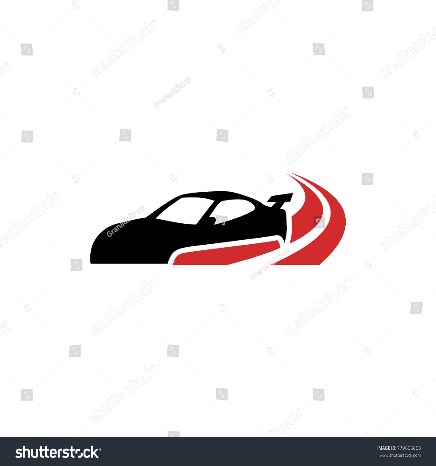 Car Racing Logo Design Stock Vector (Royalty Free) 779655853 | Shutterstock