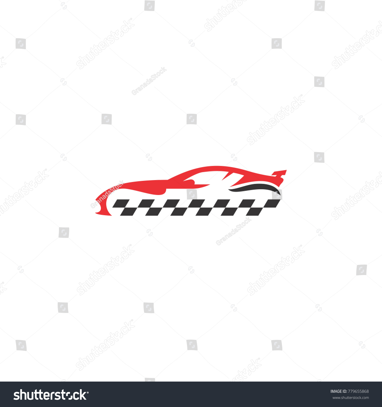 Car Racing Logo Design Stock Vector (Royalty Free) 779655868 | Shutterstock