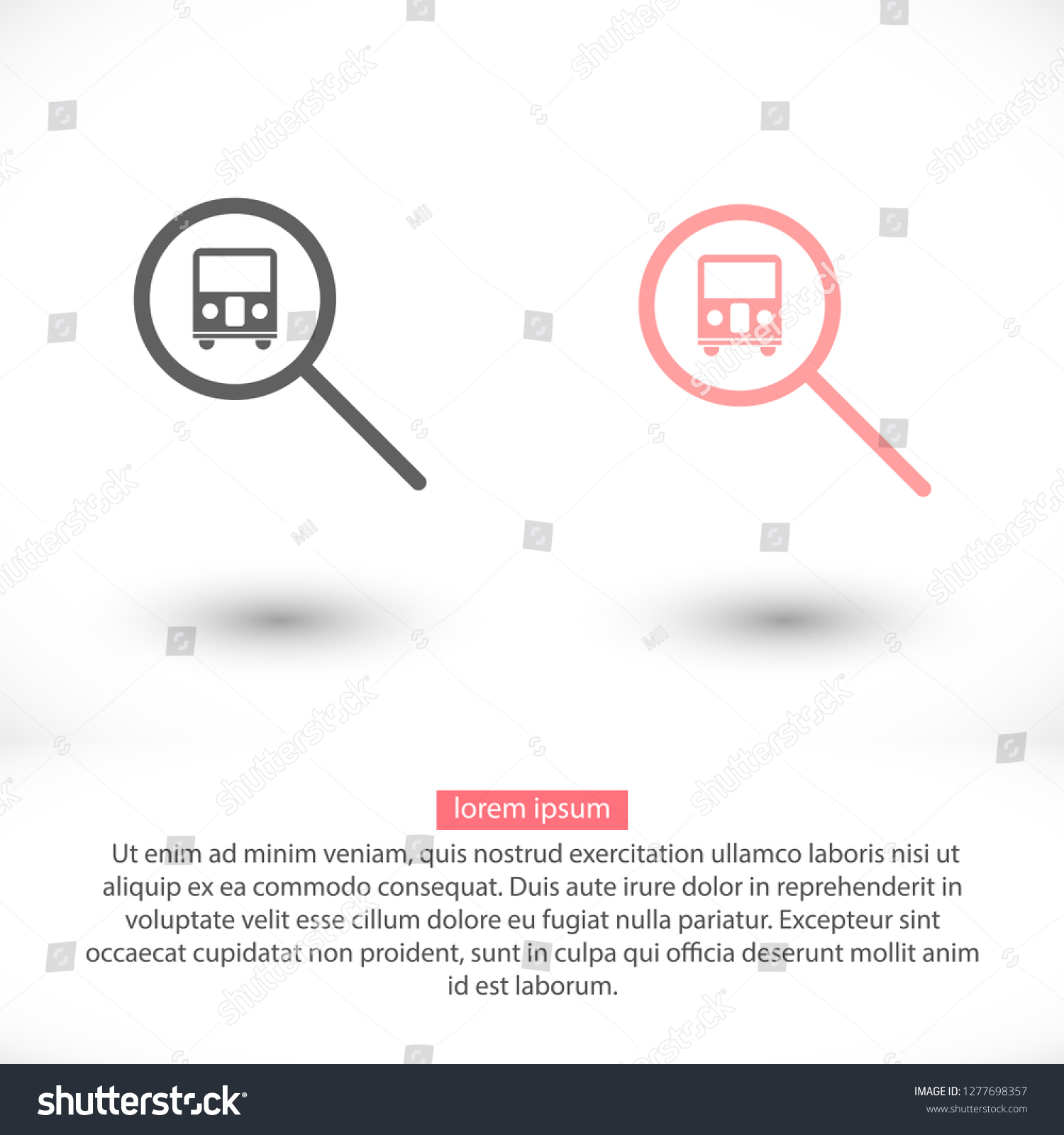 Car Search Icon Vector Stock Vector (Royalty Free) 1277698357 ...