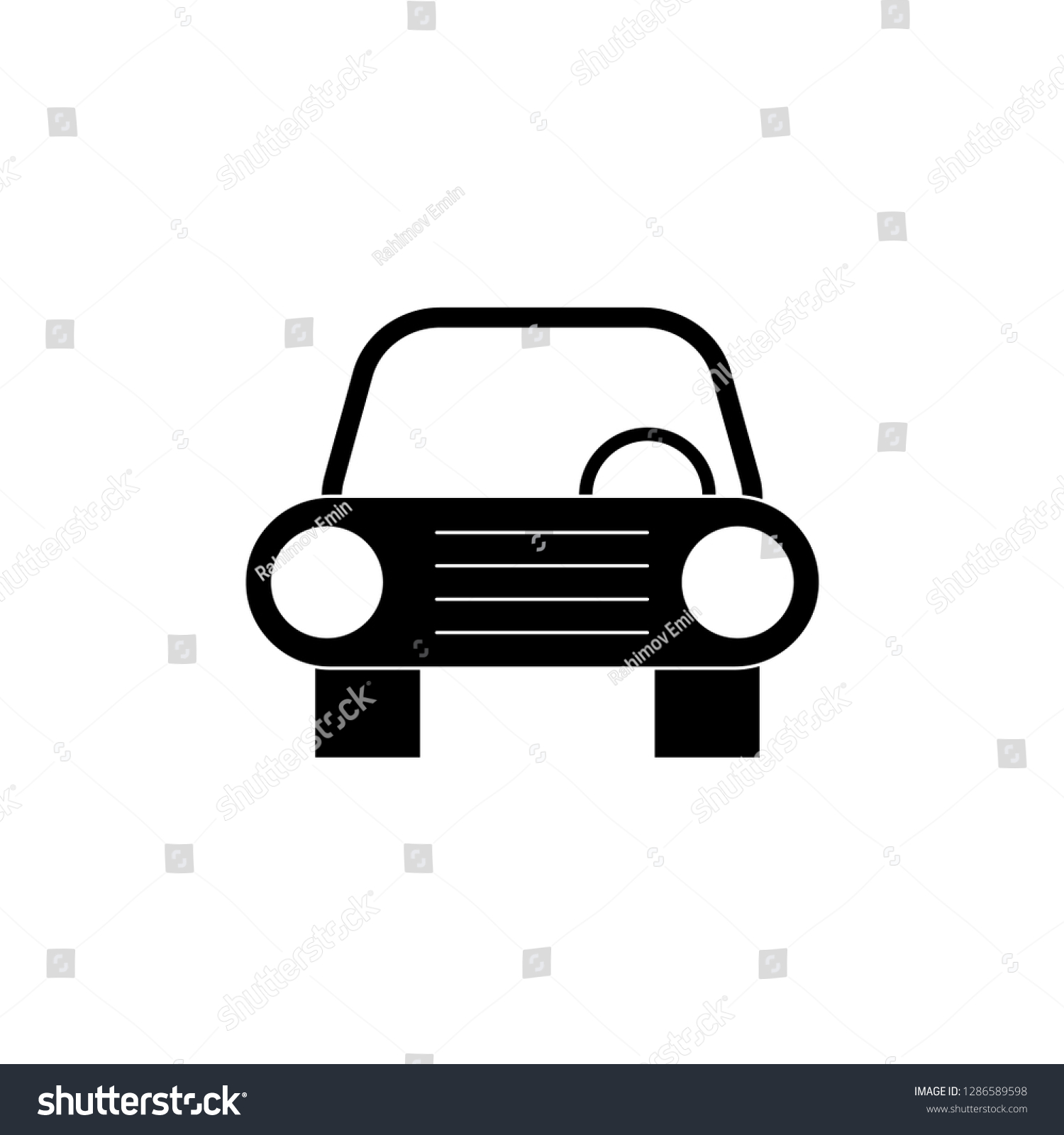 Car Sign Simple Icon Stock Vector (Royalty Free) 1286589598 | Shutterstock