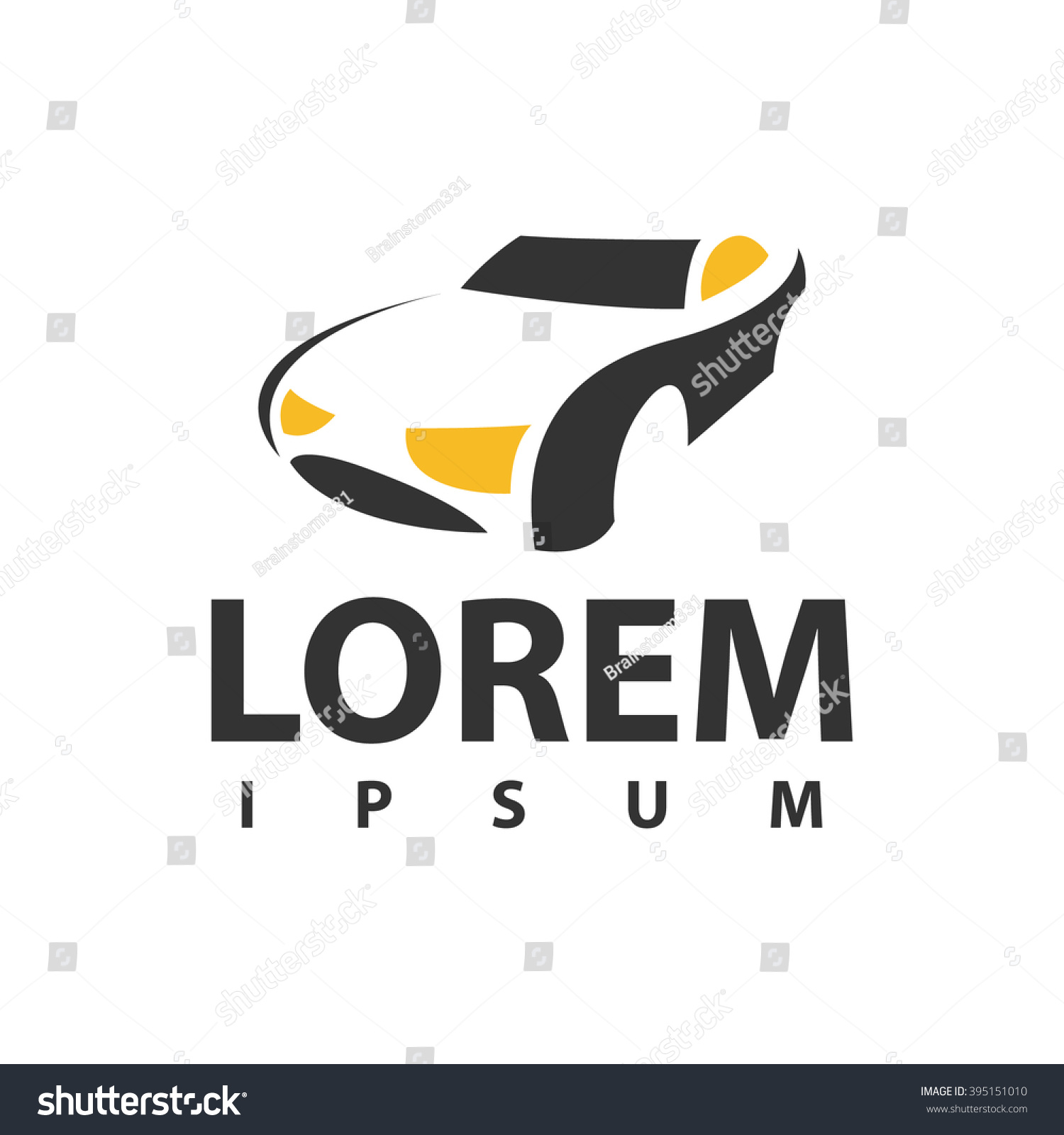 Car Sign Template: vector de stock (libre de regalías) 395151010 ...