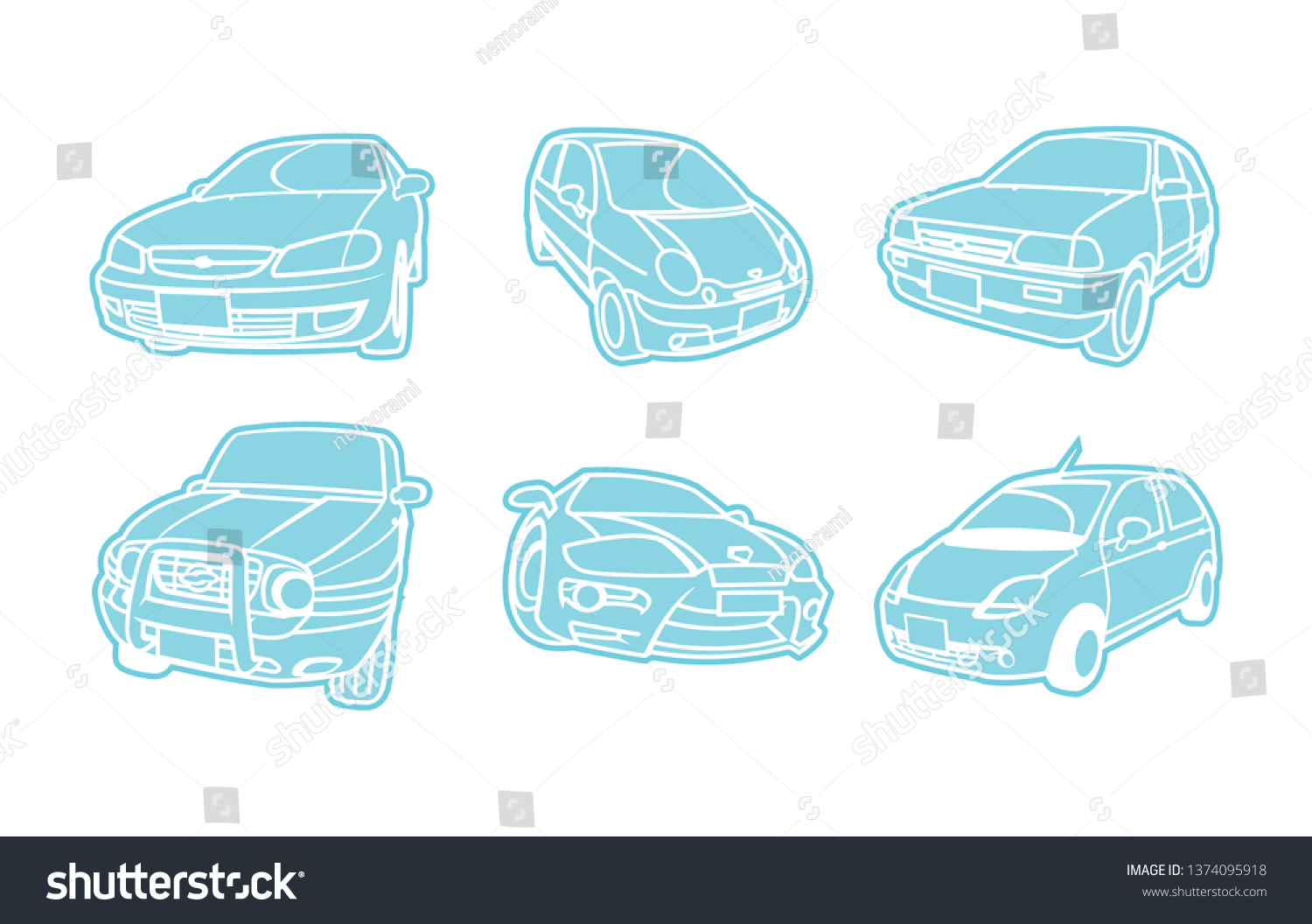 Car Sticker Design Stock Vector (Royalty Free) 1374095918 | Shutterstock