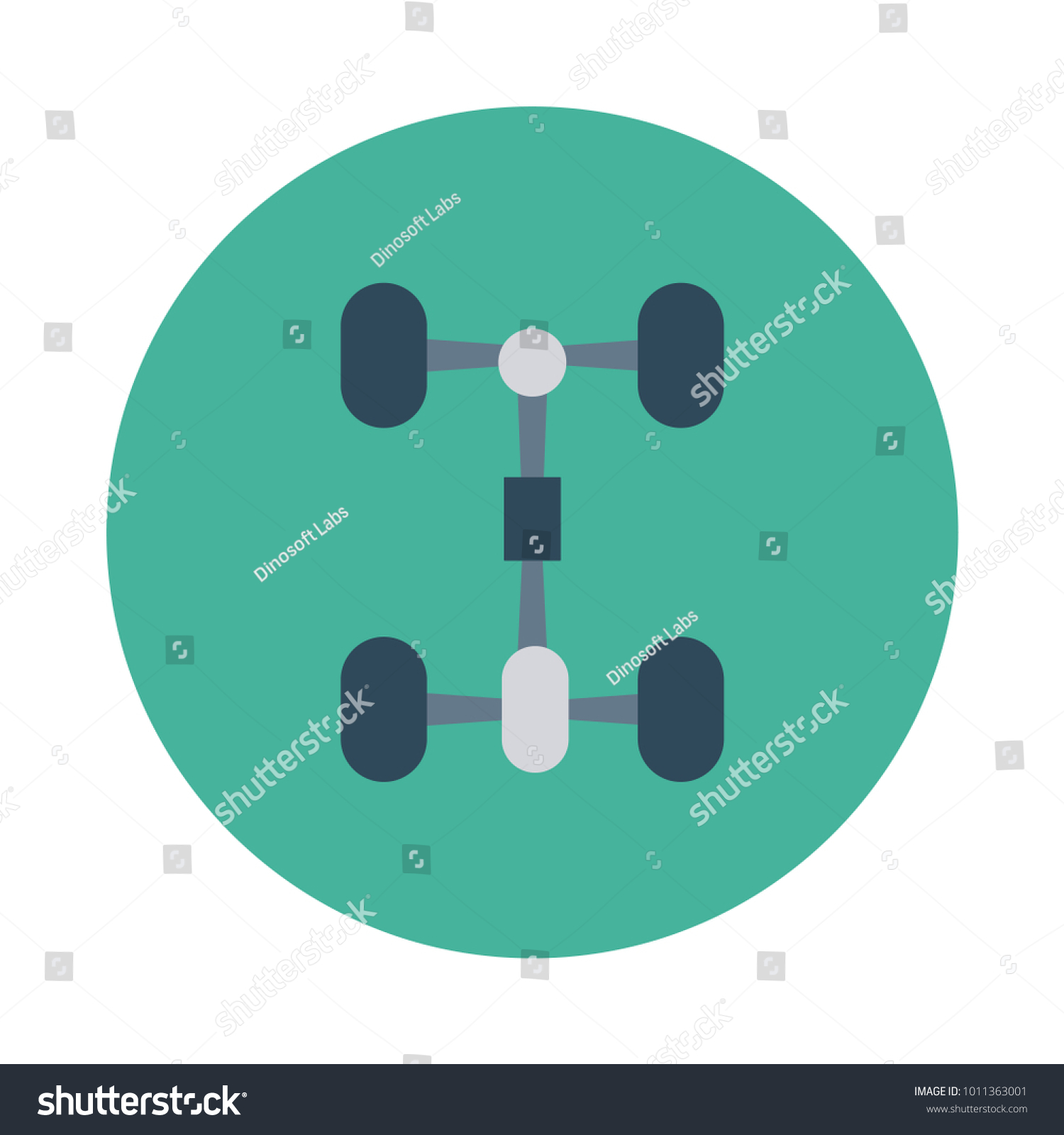 Car Structure Vehicle Stock Vector (Royalty Free) 1011363001