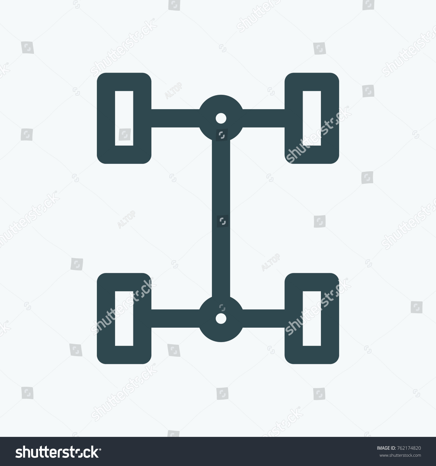 Car Suspension Vector Icon Stock Vector (Royalty Free) 762174820 ...