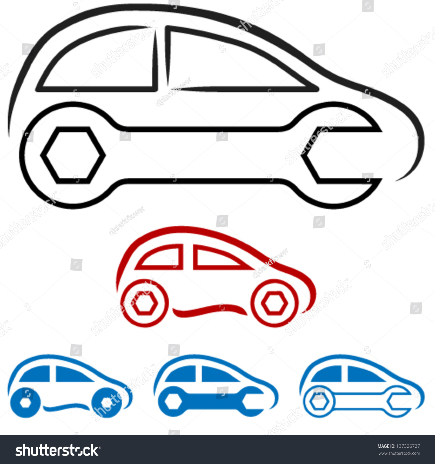 Car Symbol Vector Illustration: vector de stock (libre de regalías ...