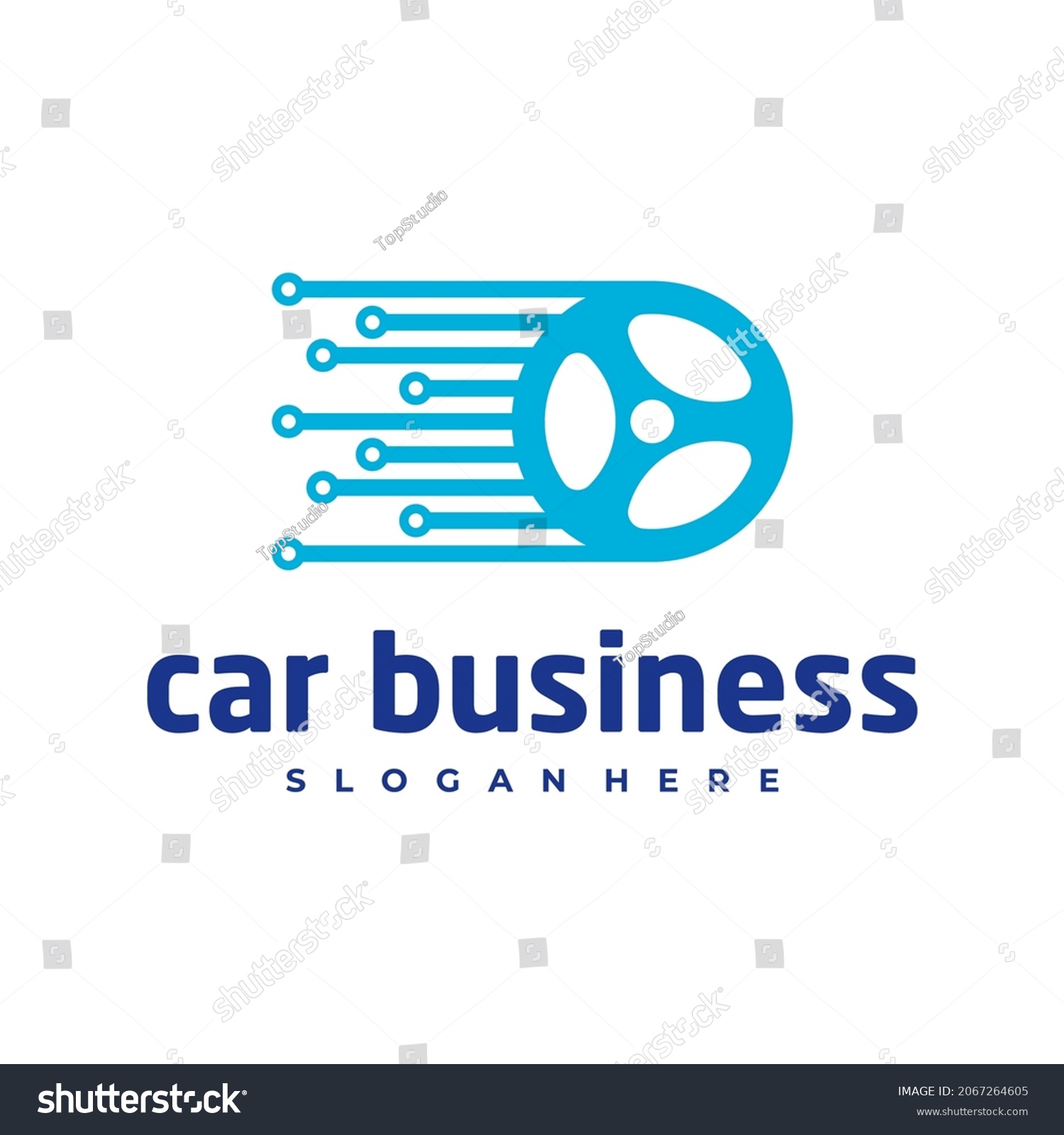 Car Tech Logo Vector Template Creative Stock Vector (Royalty Free ...