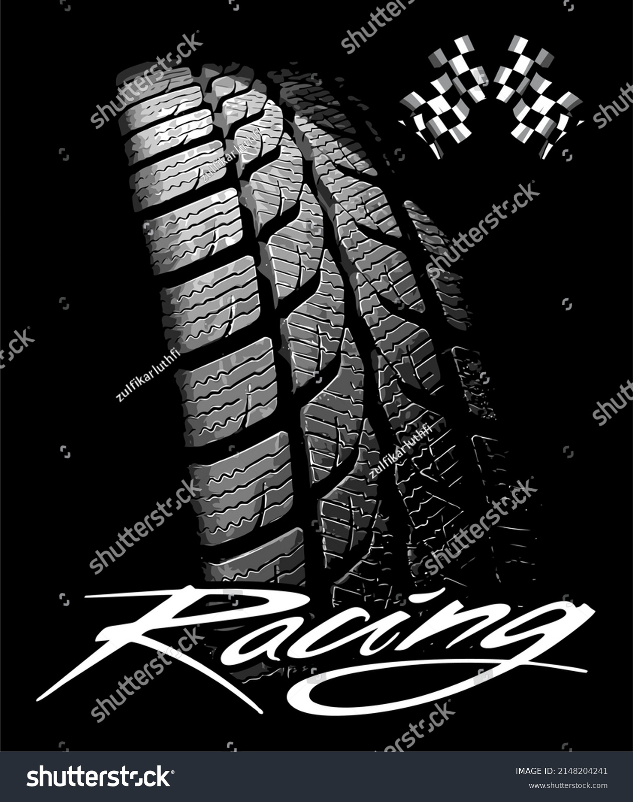 Car Tire Grip Vector Template Stock Vector (Royalty Free) 2148204241 ...