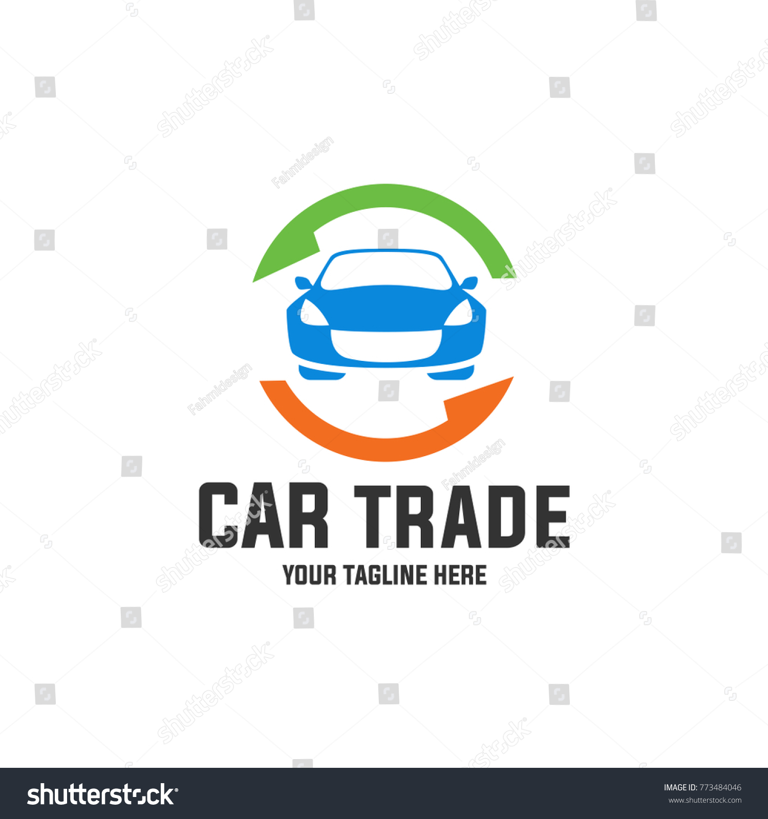 Car Trade Logo Template Design Vector Stock Vector (Royalty Free) 773484046