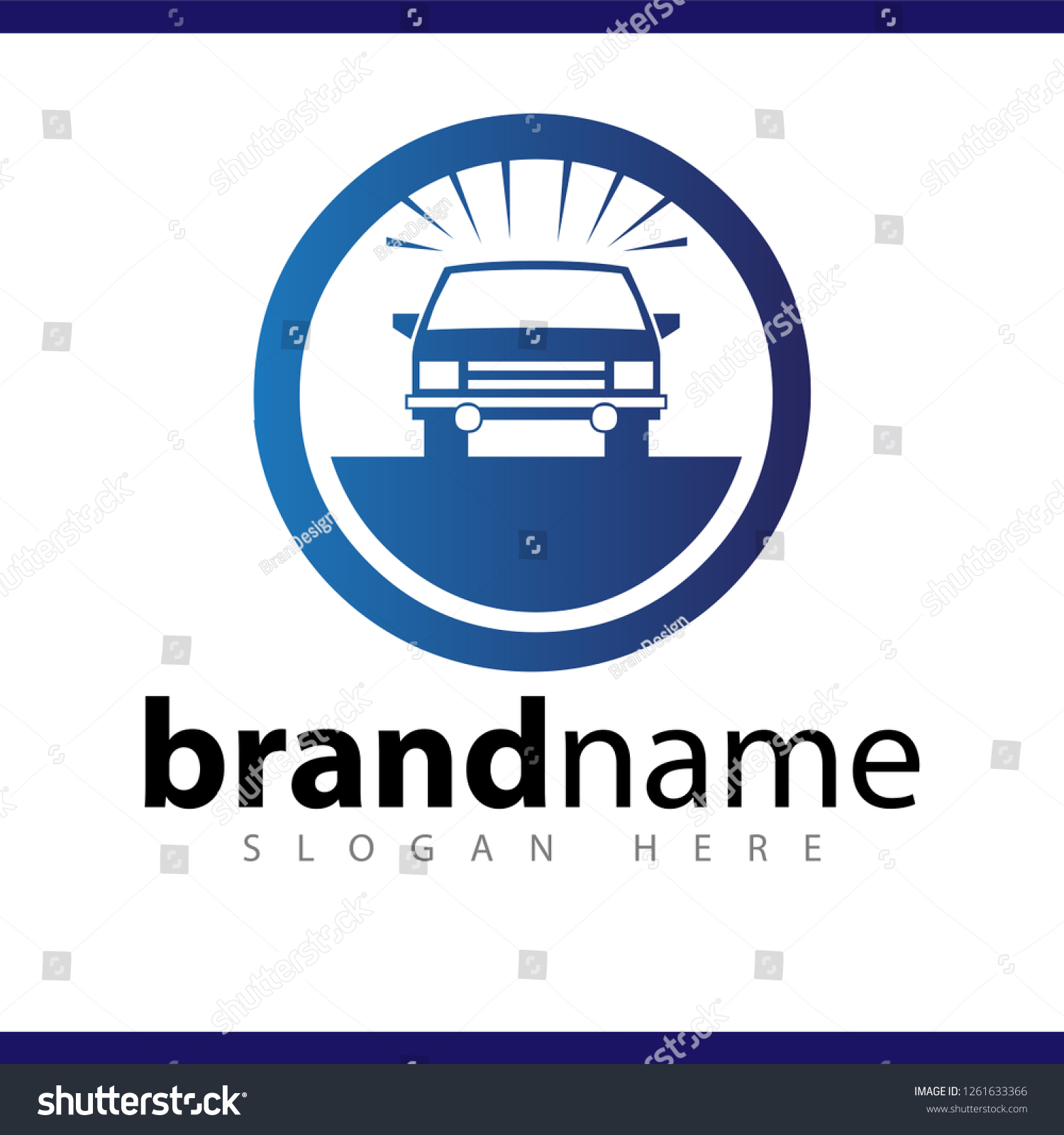 Car Transportation Logo Icon Vector Template: vector de stock (libre de ...