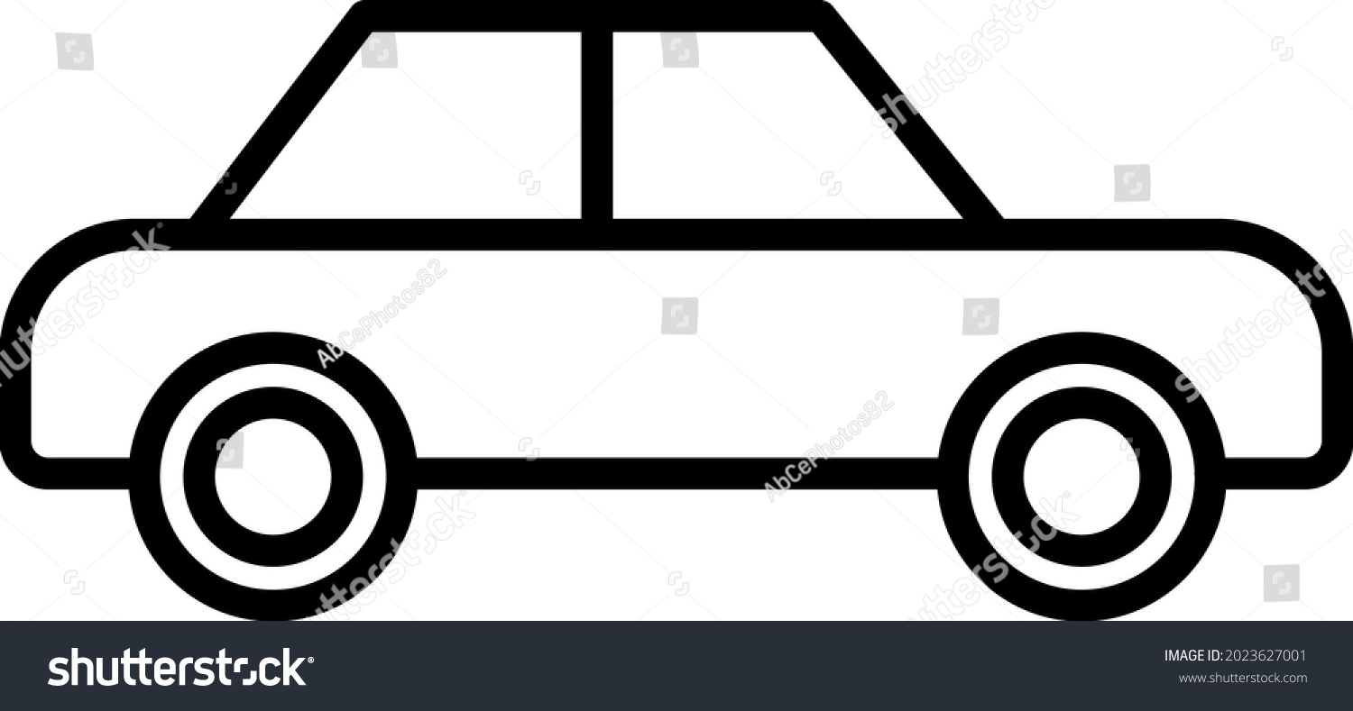 Car Vector Line Icon Design Stock Vector (Royalty Free) 2023627001 ...