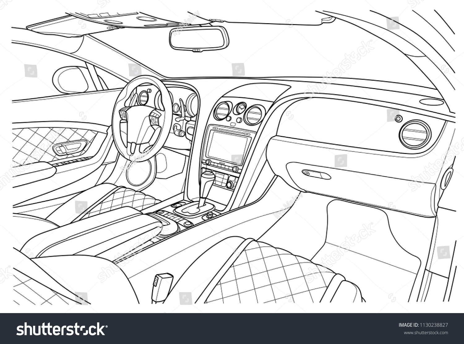 2,643 Car interior lighting Stock Vectors, Images & Vector Art ...