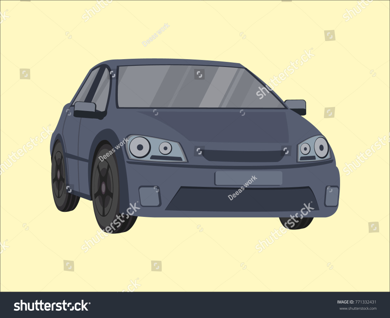 Car Vehicle Vector Art Stock Vector (Royalty Free) 771332431 | Shutterstock