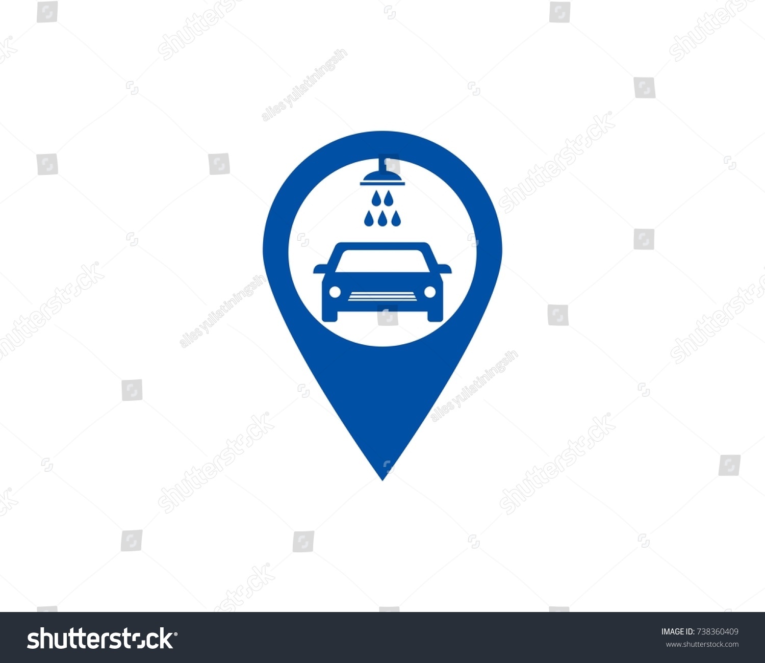 Car Wash Point Logo Design 스톡 벡터(로열티 프리) 738360409 | Shutterstock