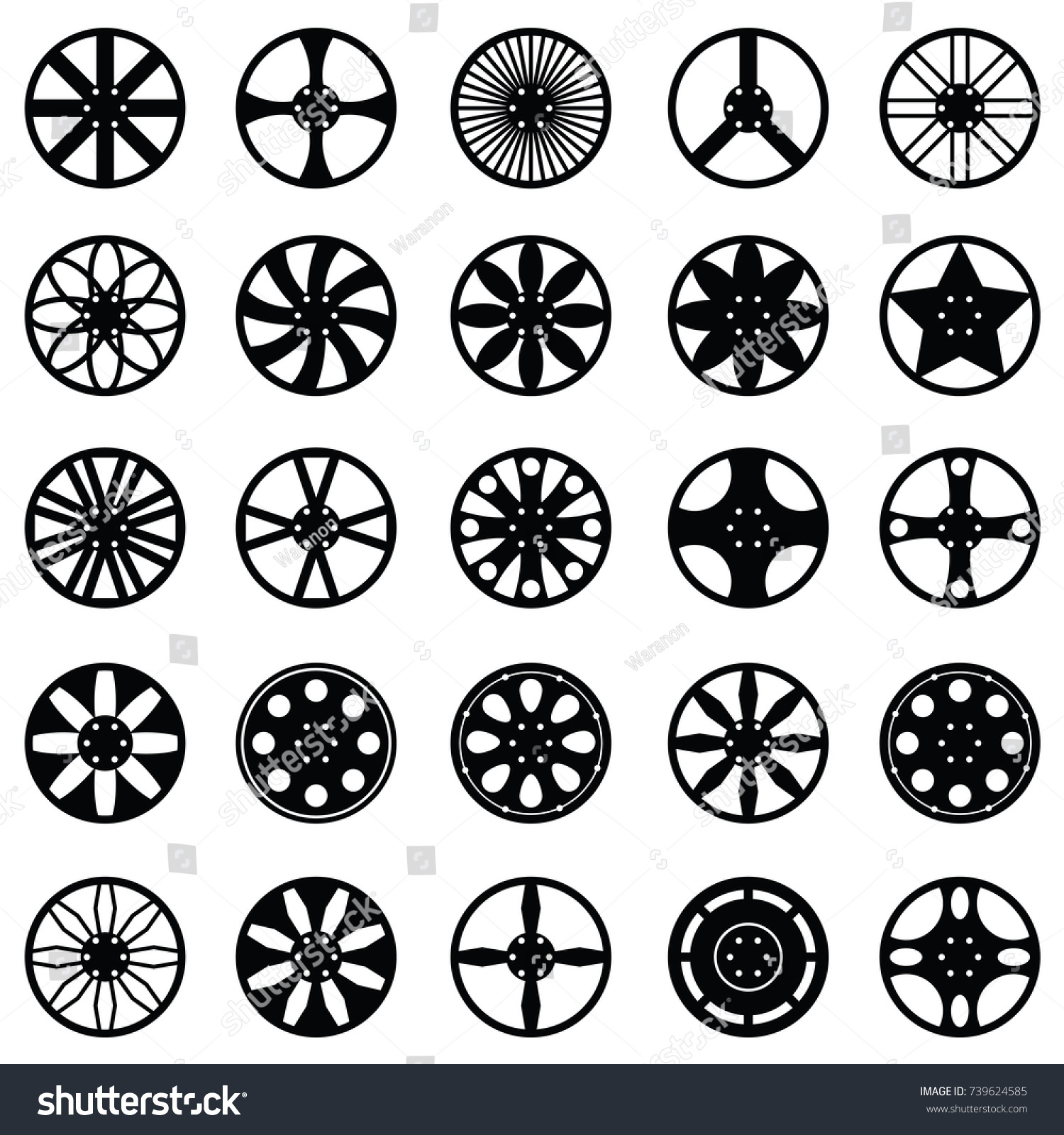 Car Wheel Icon Set Stock Vector (Royalty Free) 739624585 | Shutterstock Car Wheel Icon Set Stock Vector (Royalty Free) 739624585 | Shutterstock