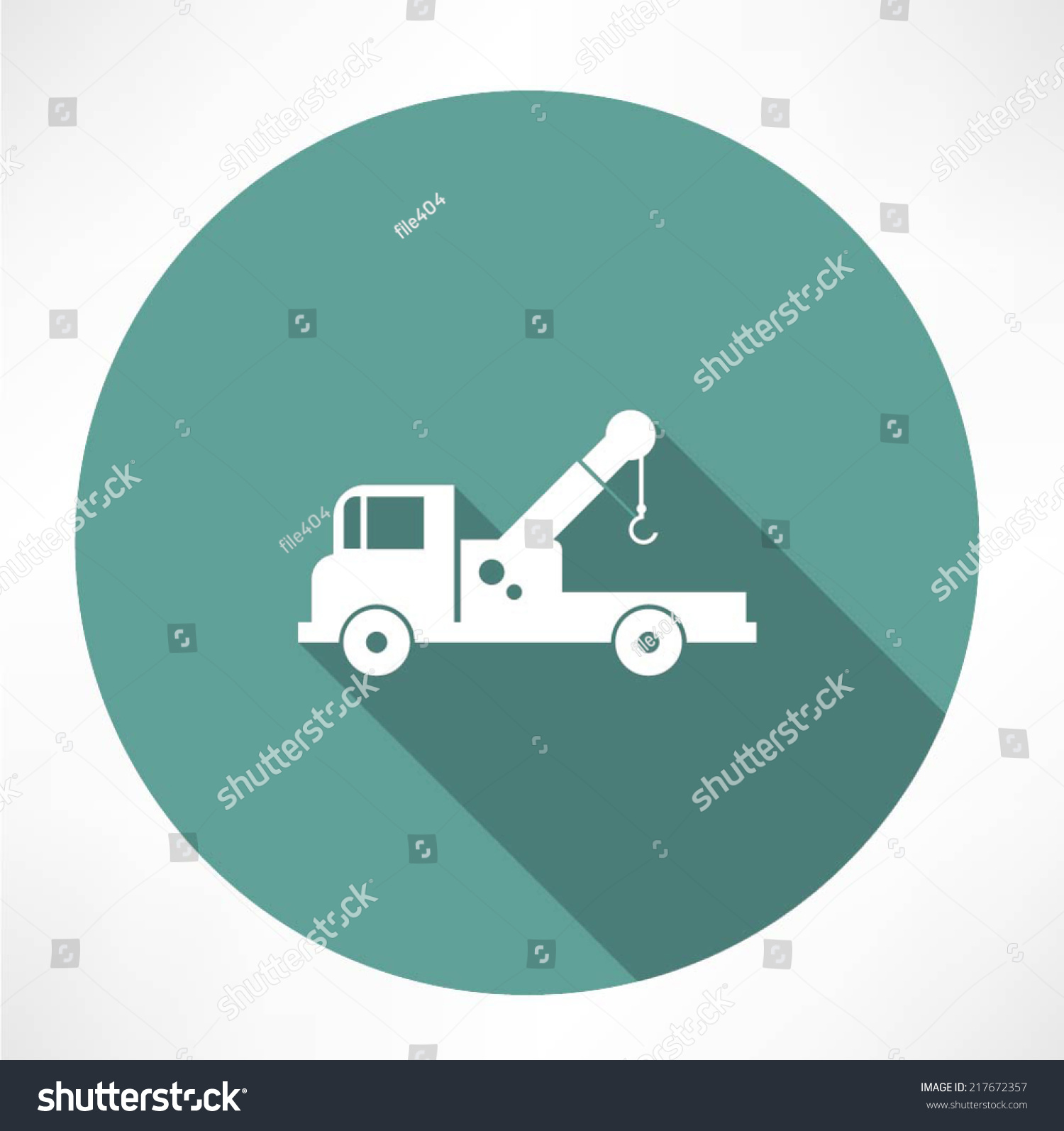 Car Crane Icon Stock Vector (Royalty Free) 217672357