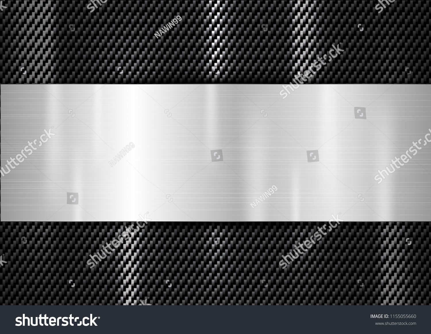 Carbon Metal Texture Vector Stock Vector (Royalty Free) 1155055660