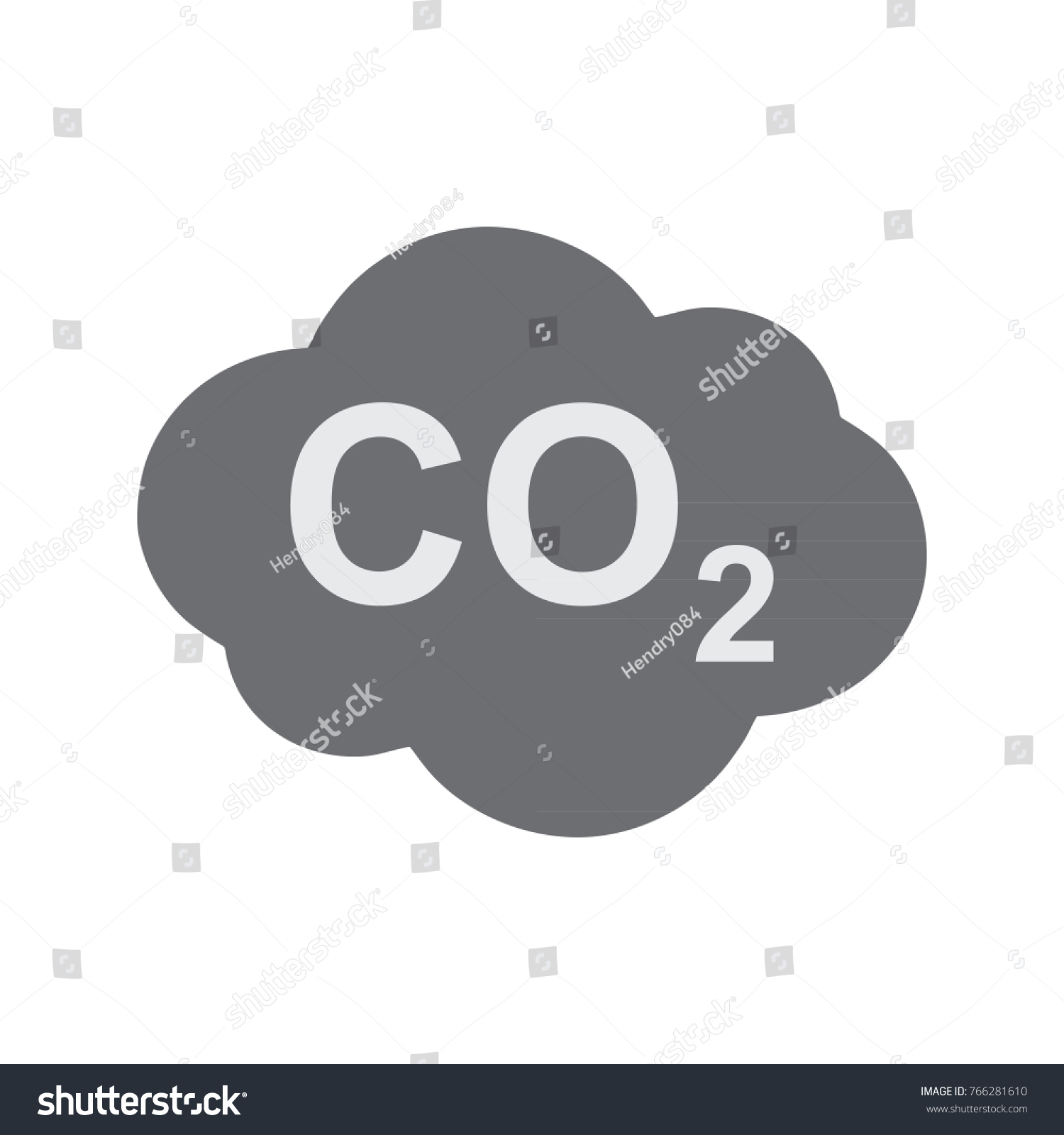 Carbon Dioxide Formula Symbol Stock Vector (Royalty Free) 766281610
