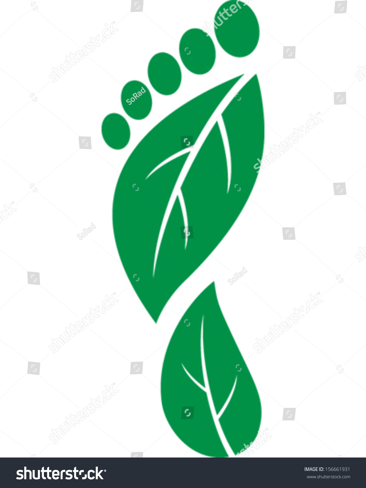 1,977 Leaf foot print Stock Vectors, Images & Vector Art | Shutterstock