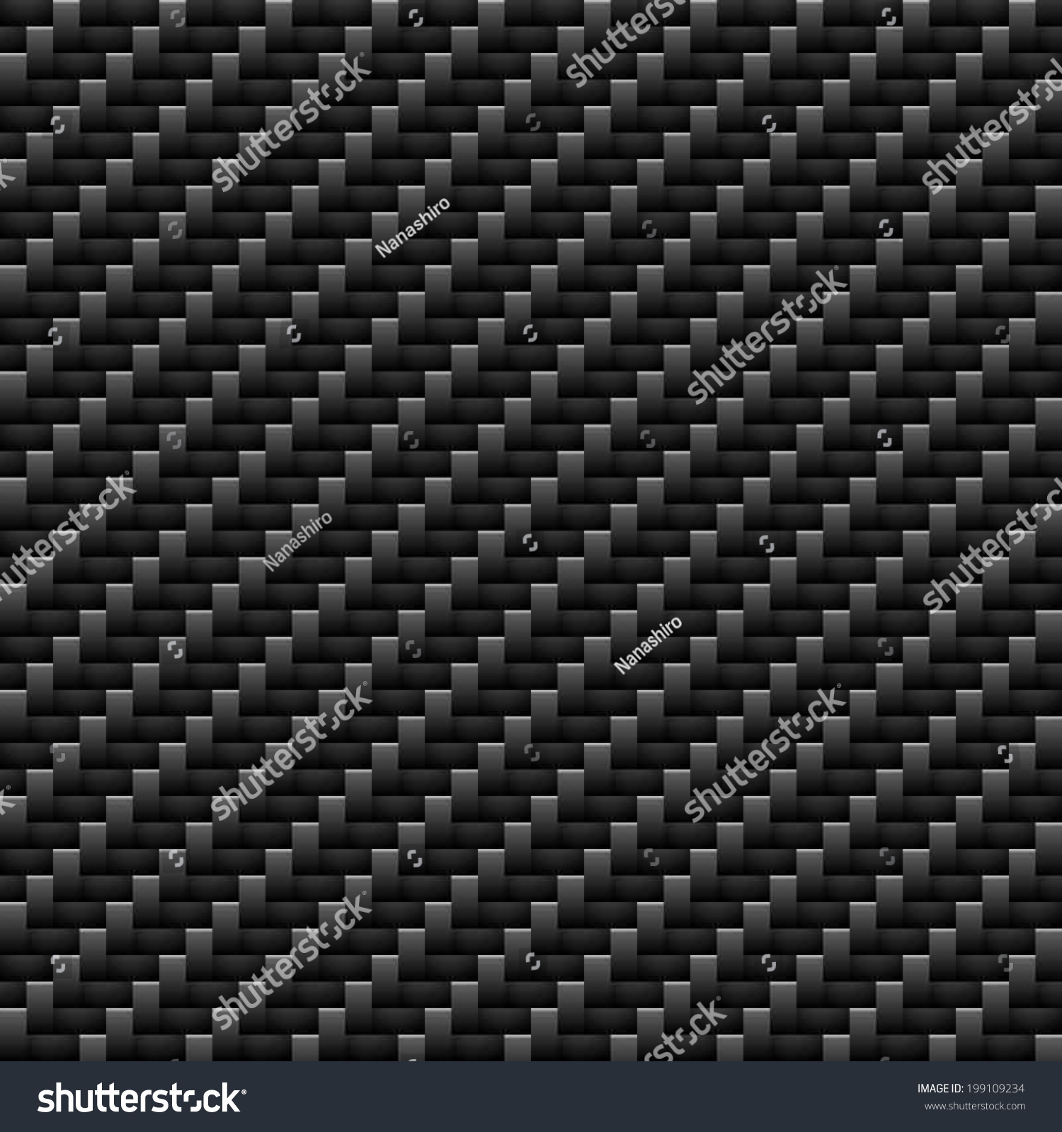 Carbon Kevlar Black Pattern Stock Vector Illustration 199109234 ...