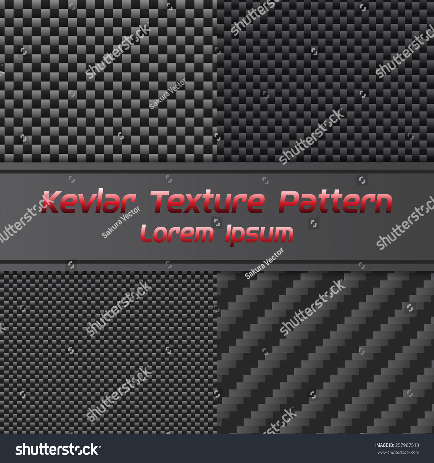 Carbon Kevlar Texture Pattern Vector Illustration: เวกเตอร์สต็อก (ปลอด ...