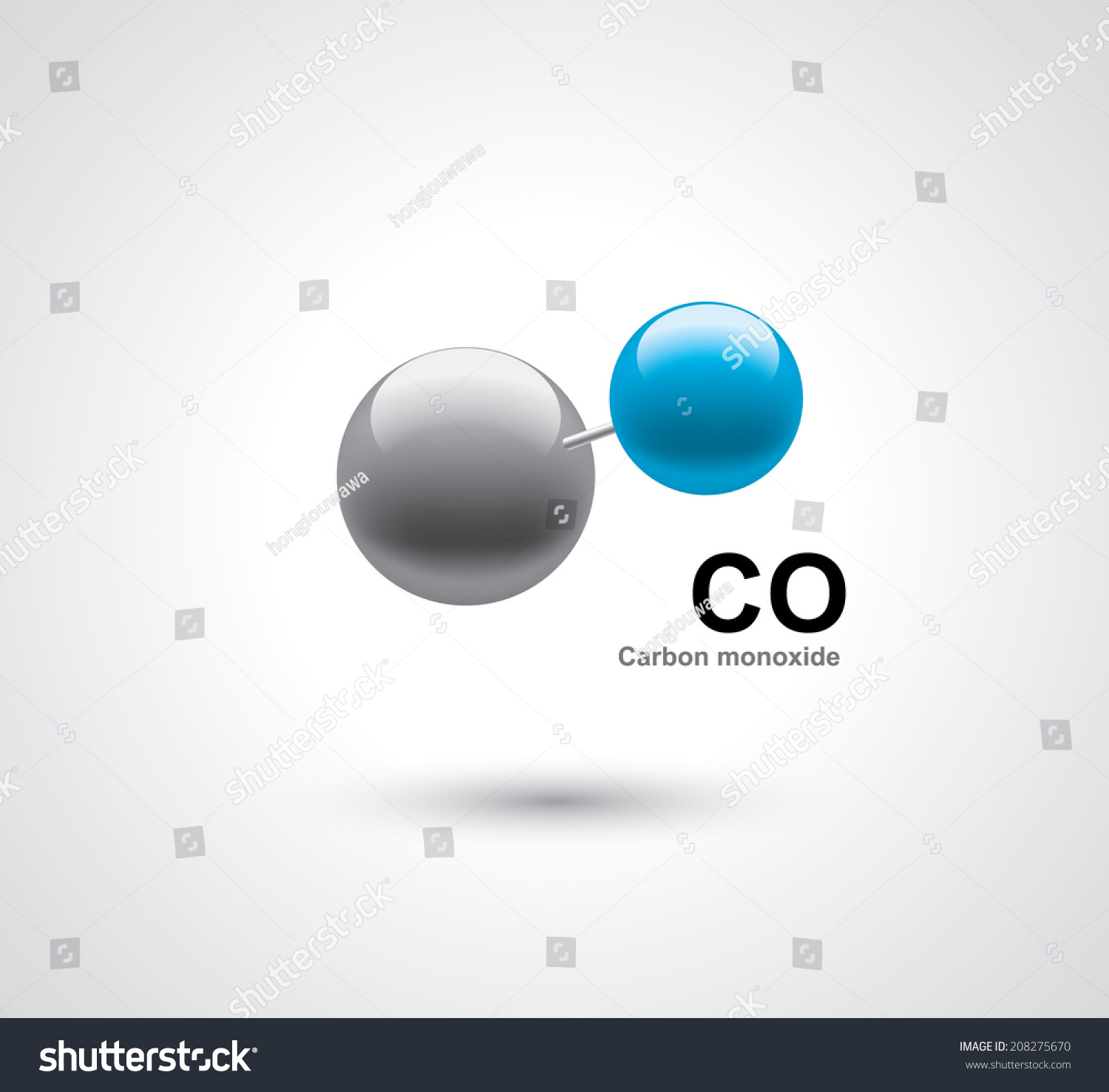 Carbon Monoxide Stock Vector (Royalty Free) 208275670 - Shutterstock