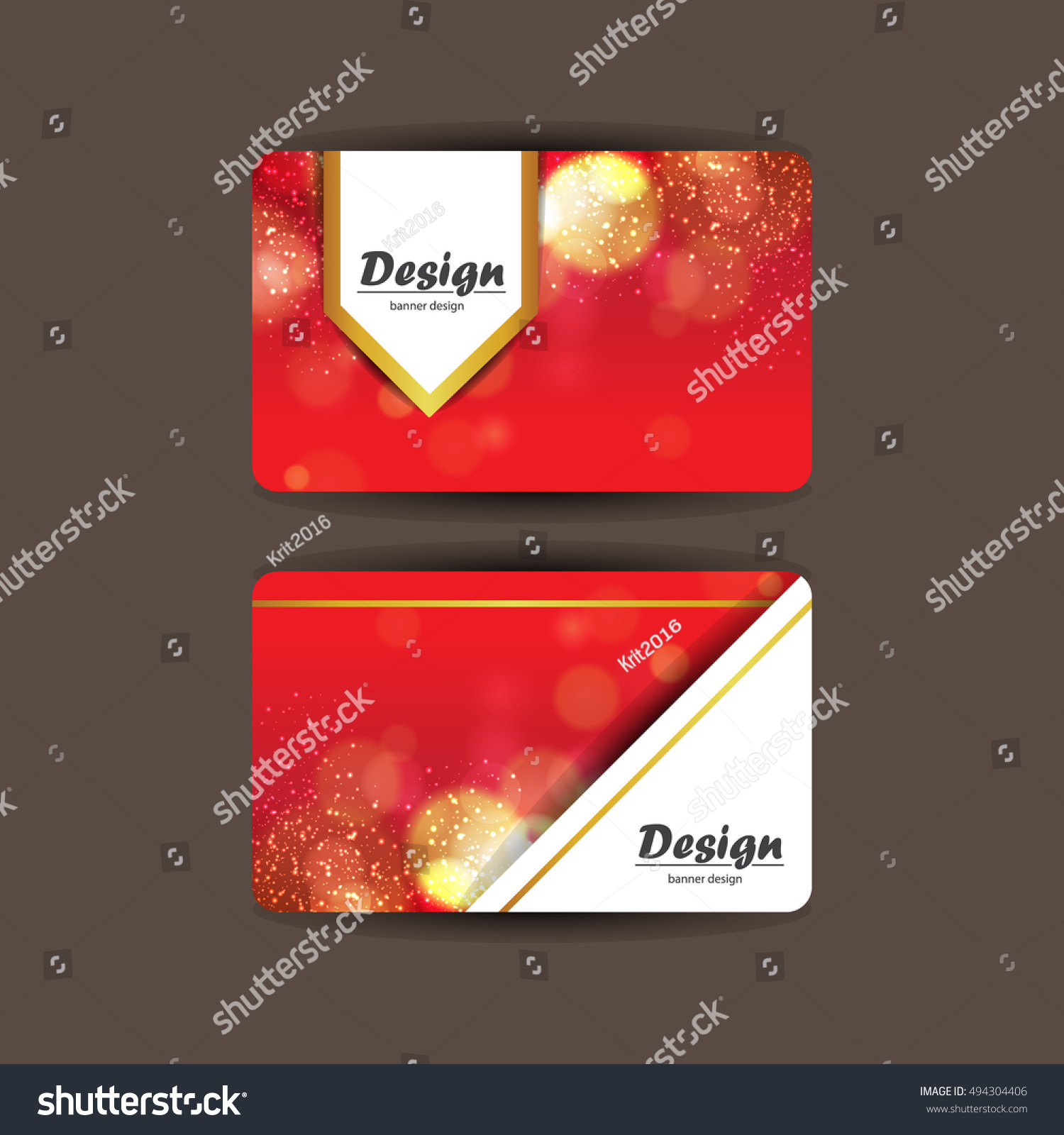 Card Design Templatevector Illustration Stock Vector (Royalty Free ...