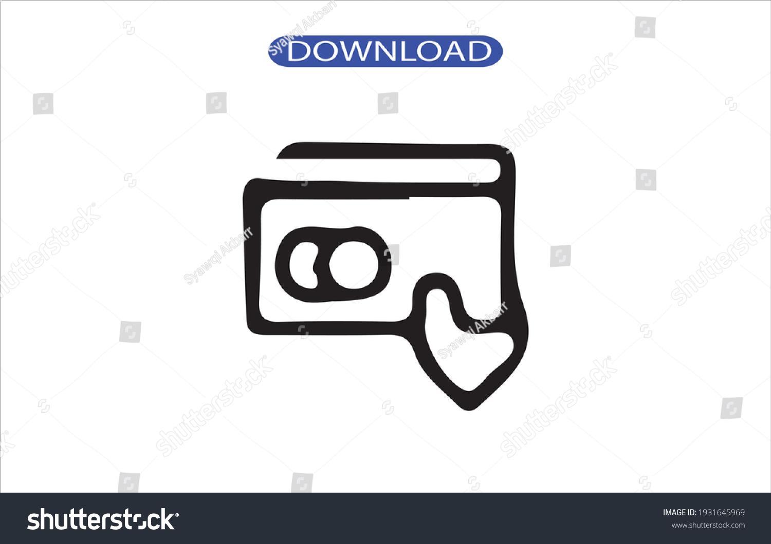 Card Icon Logo High Resolution Stock Vector (Royalty Free) 1931645969 ...