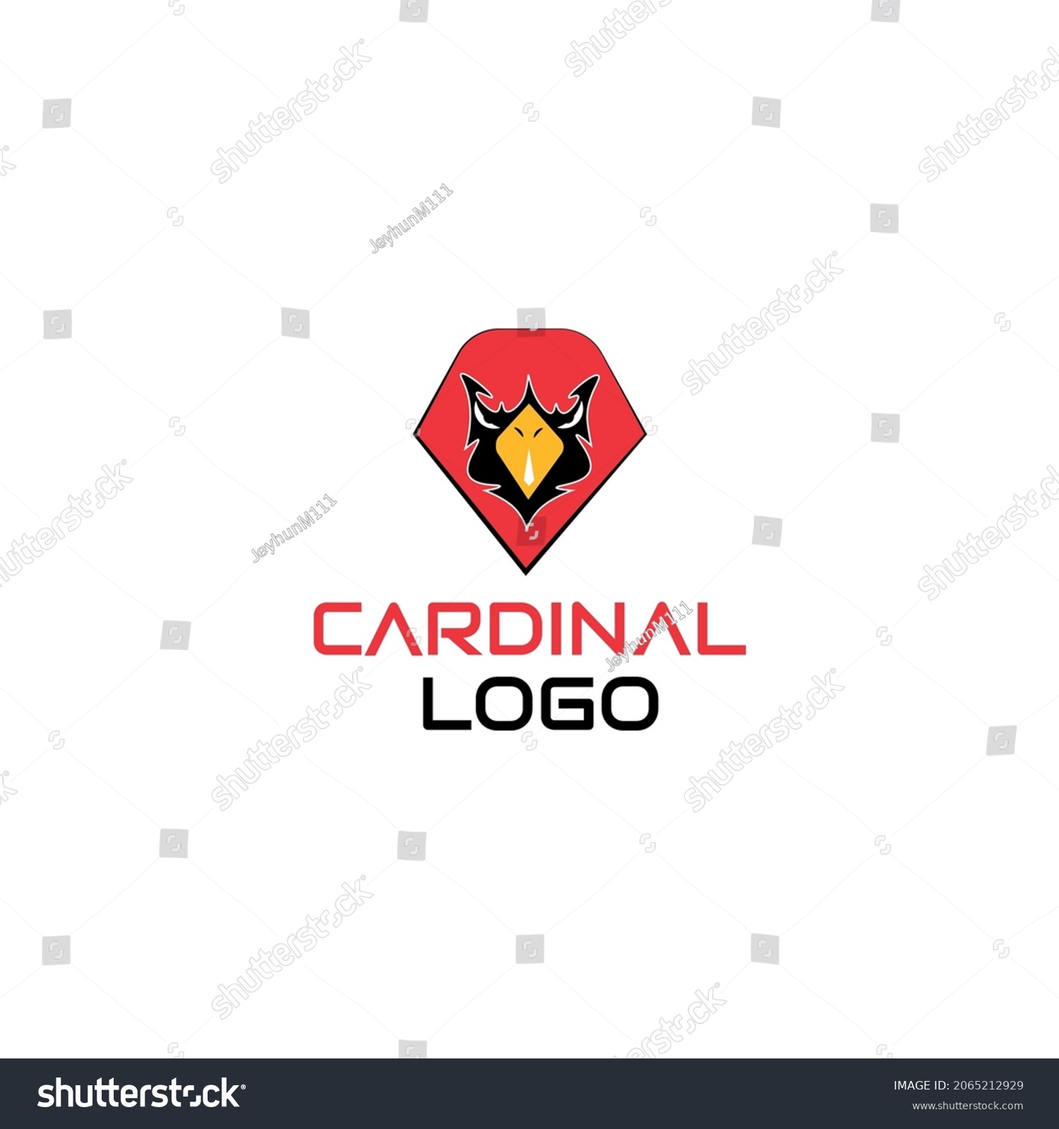 Cardinal Logo Png Creative 20212022 Stock Vector (Royalty Free) 2065212929