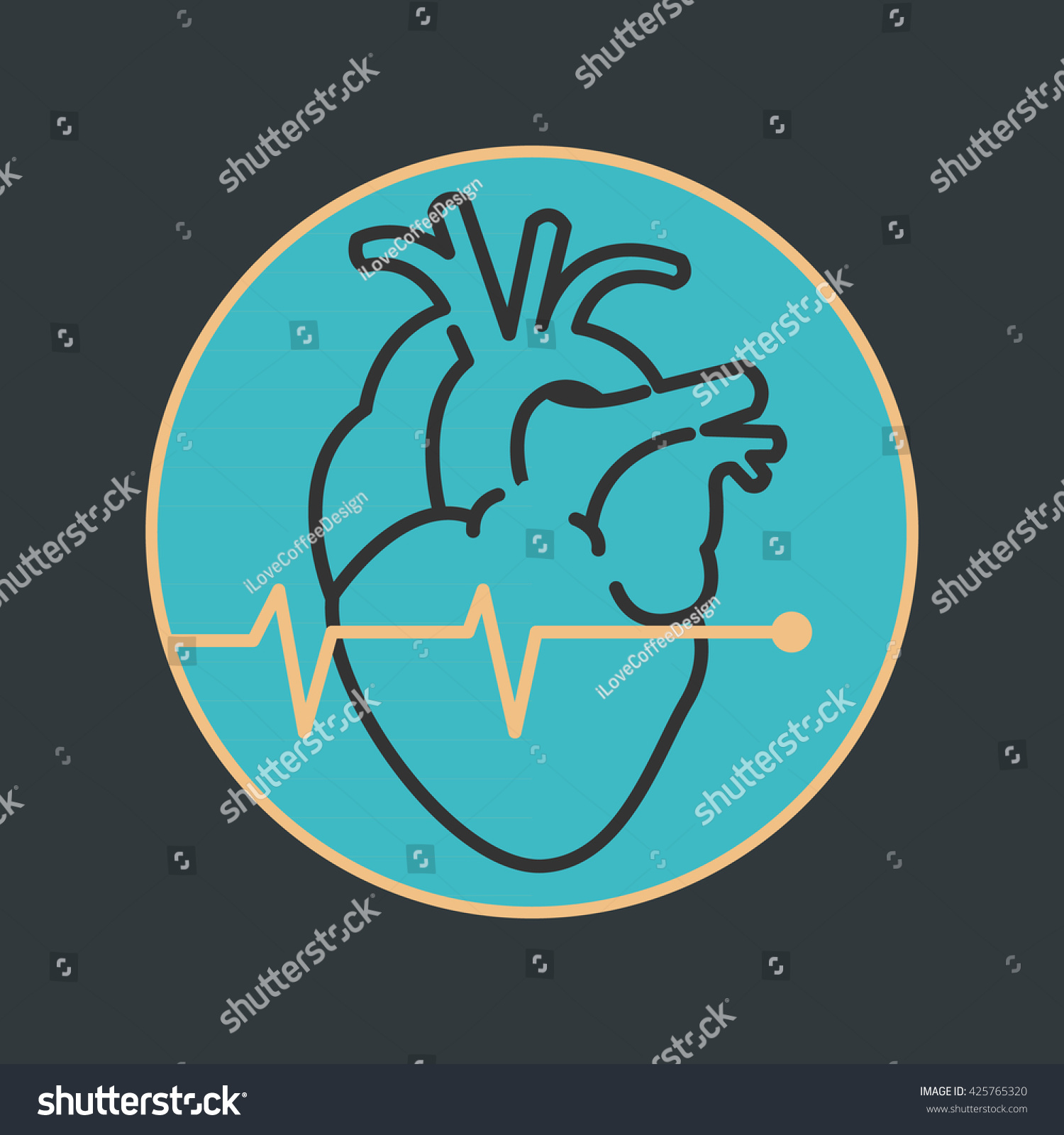 Cardio Metabolic Logo Vector Stock Vector (Royalty Free) 425765320 ...