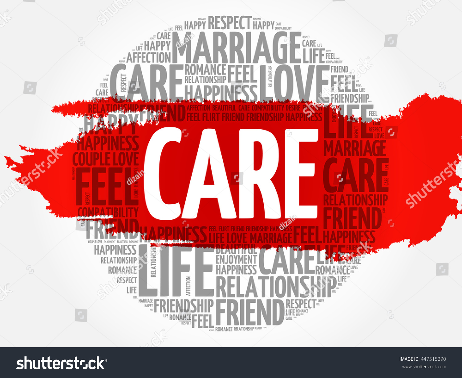 Care Circle Word Cloud Collage Concept Stock Vector (Royalty Free ...