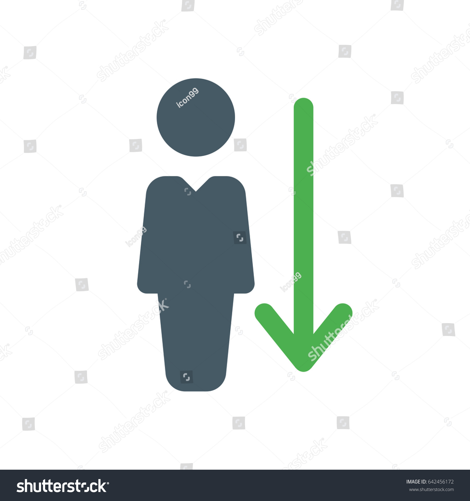 Career Demotion Stock Vector (Royalty Free) 642456172 | Shutterstock