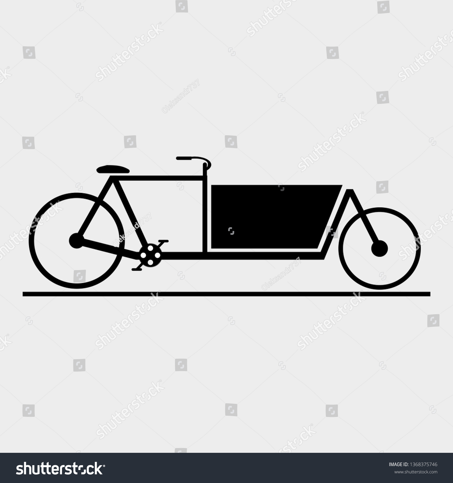Cargo Bike Vector Icons: เวกเตอร์สต็อก (ปลอดค่าลิขสิทธิ์) 1368375746 ...