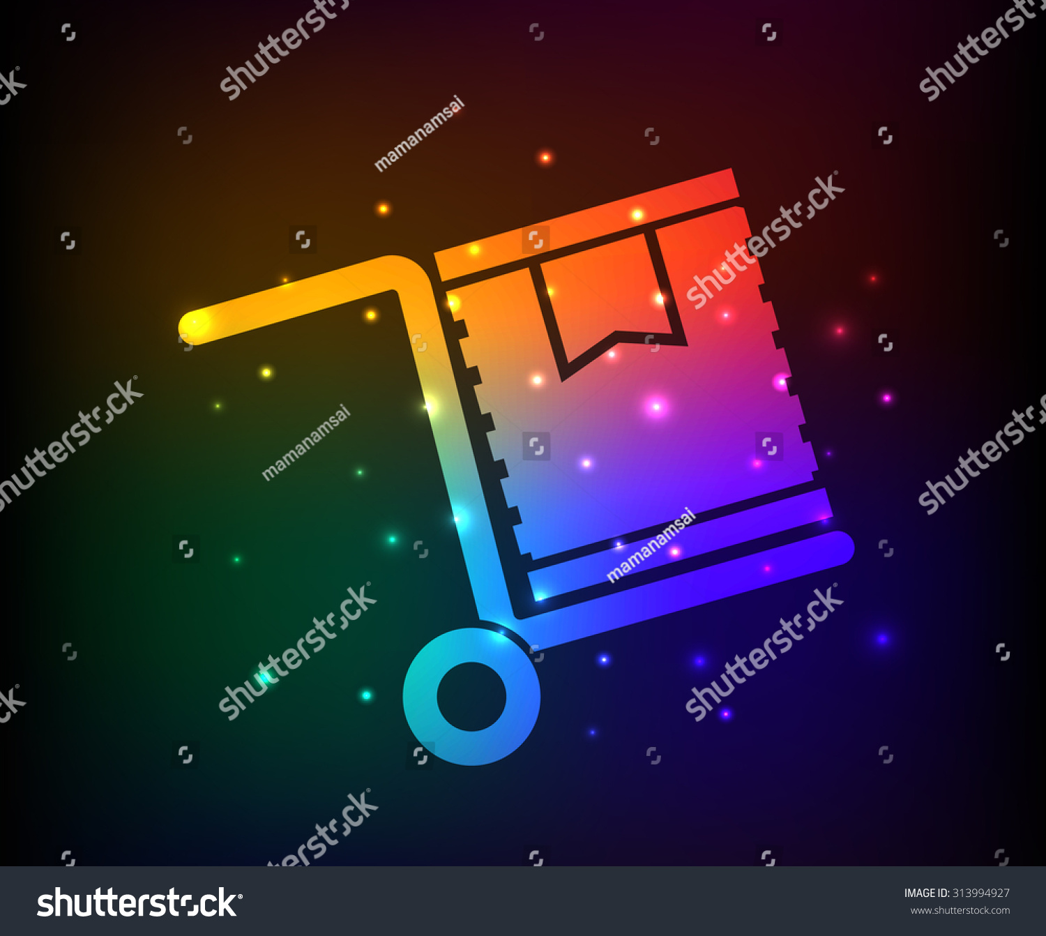 Cargobox Designrainbow Conceptclean Vector: vector de stock (libre de ...