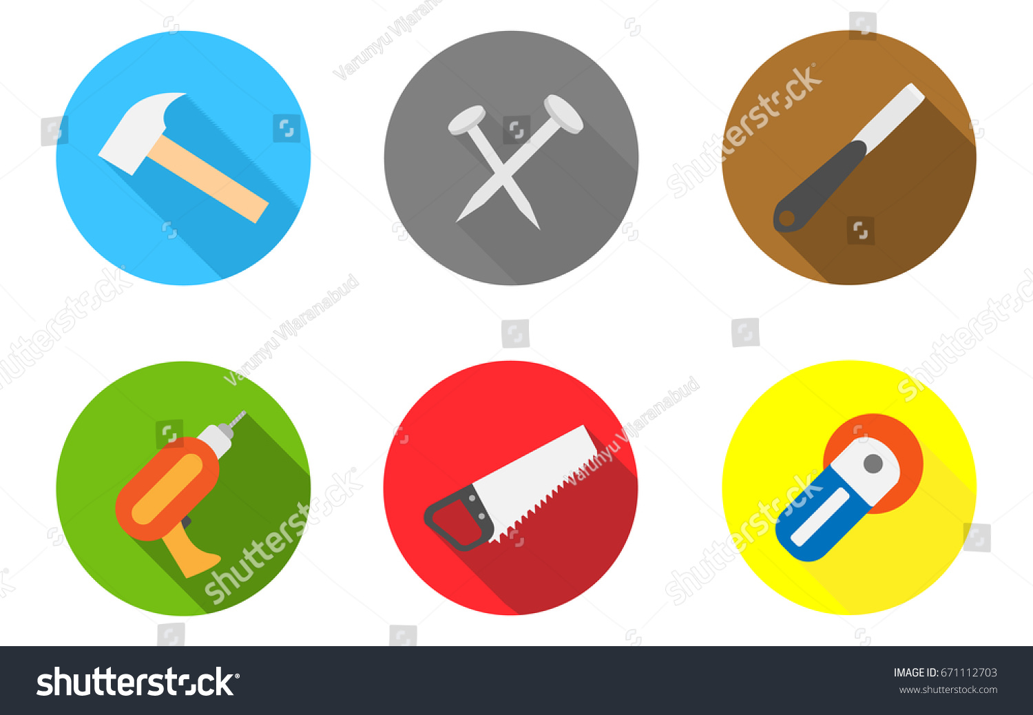 Carpenter Icon Stock Vector (Royalty Free) 671112703 | Shutterstock
