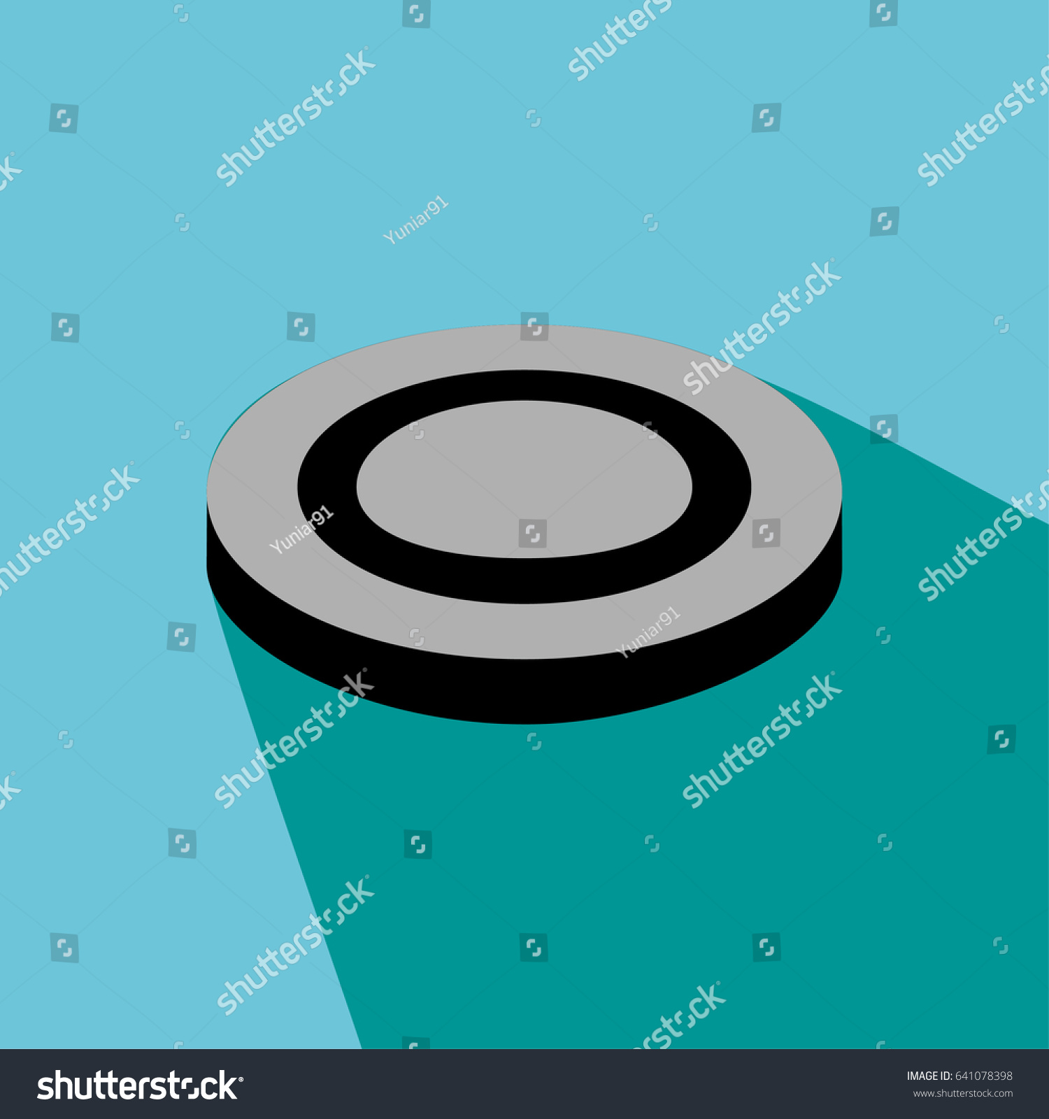 Carrom Disk Vector Illustration: vector de stock (libre de regalías ...