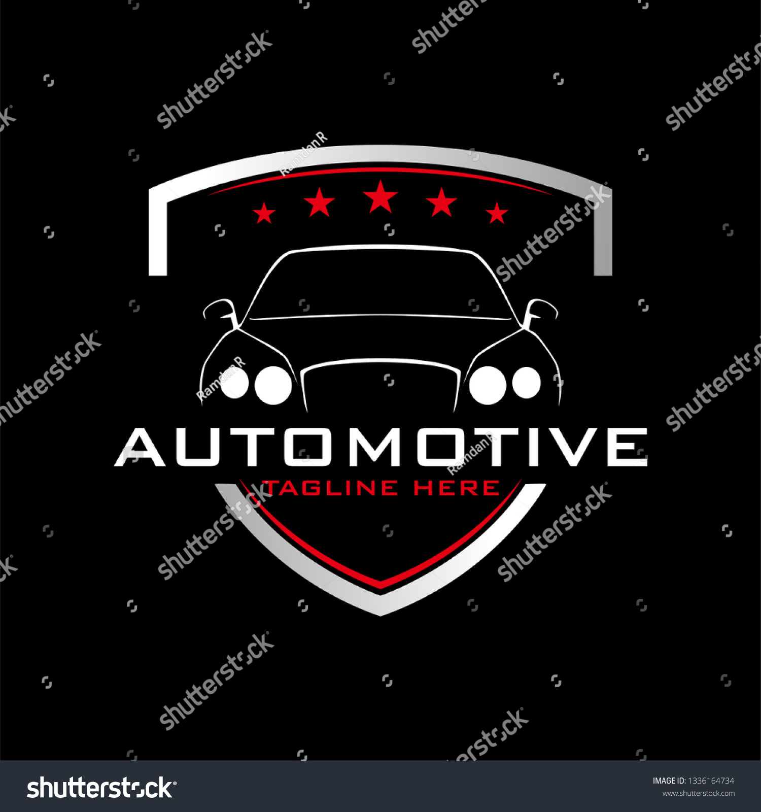 Cars Logo Vector: vector de stock (libre de regalías) 1336164734