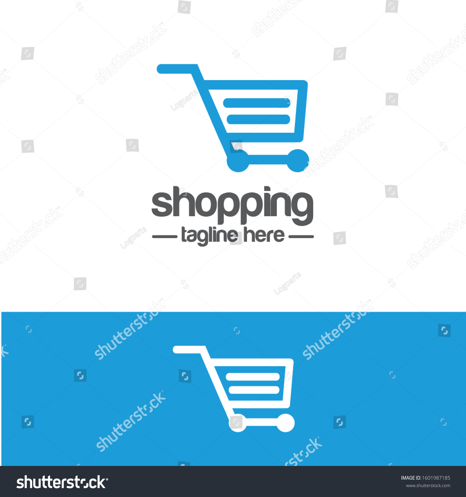 Cart Logo Icon Vector Template Stock Vector (Royalty Free) 1601987185
