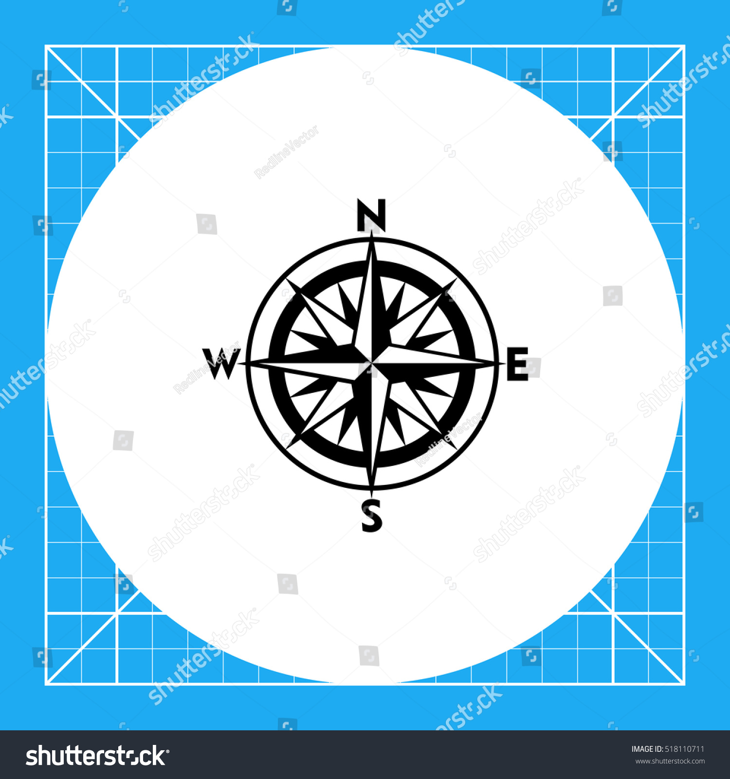 Cartography Simple Icon Stock Vector (Royalty Free) 518110711