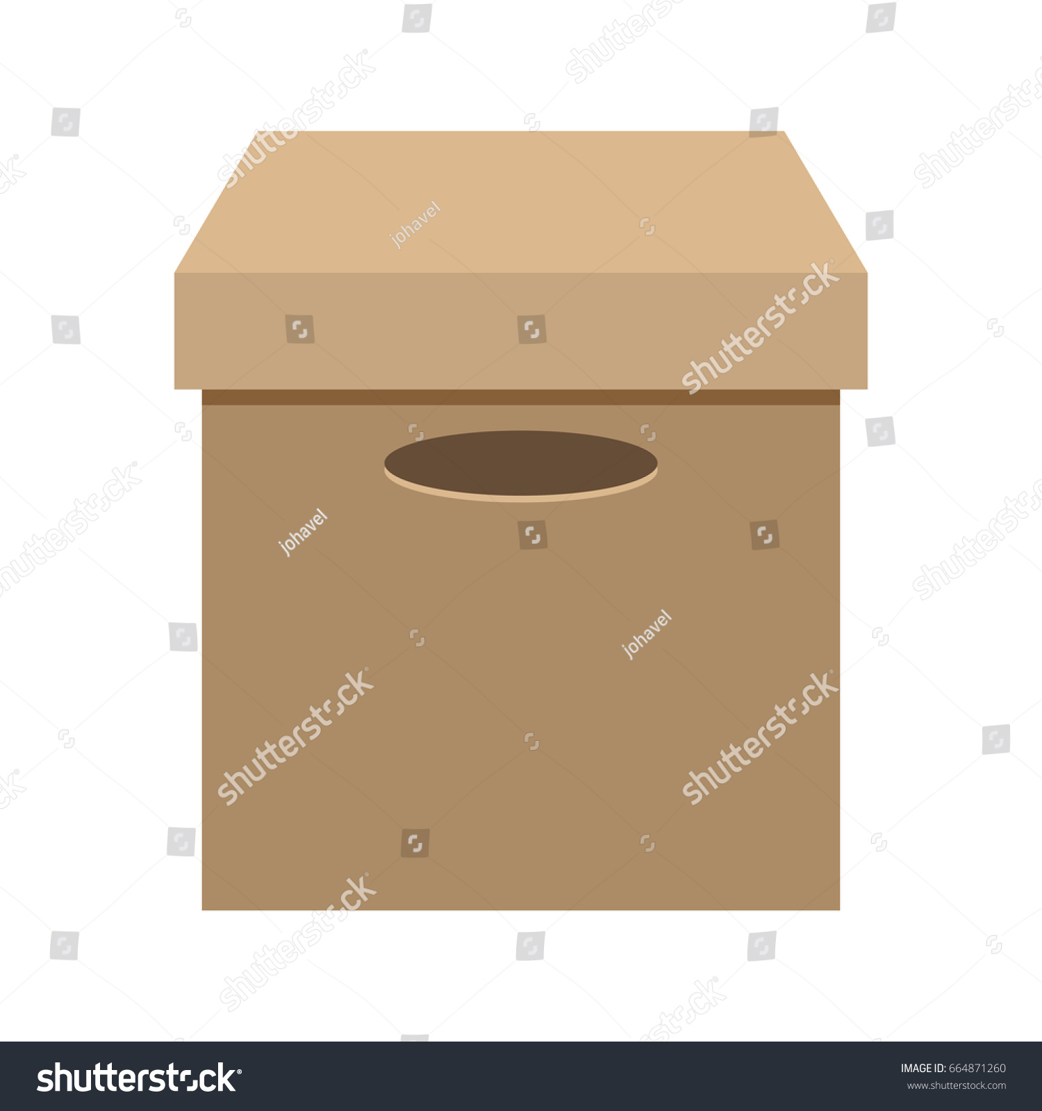 Carton Box Design Stock Vector (Royalty Free) 664871260