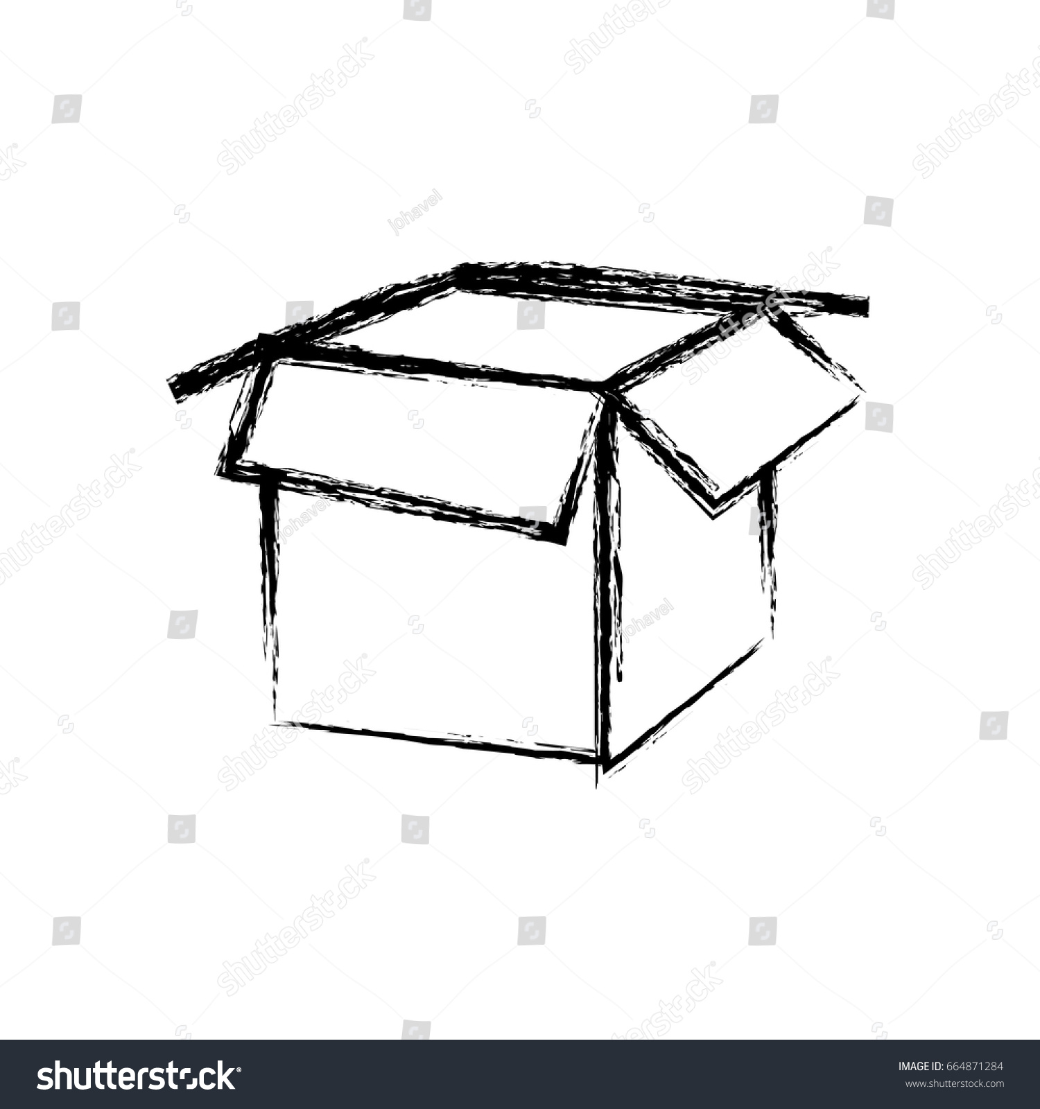 Carton Box Design Stock Vector (Royalty Free) 664871284