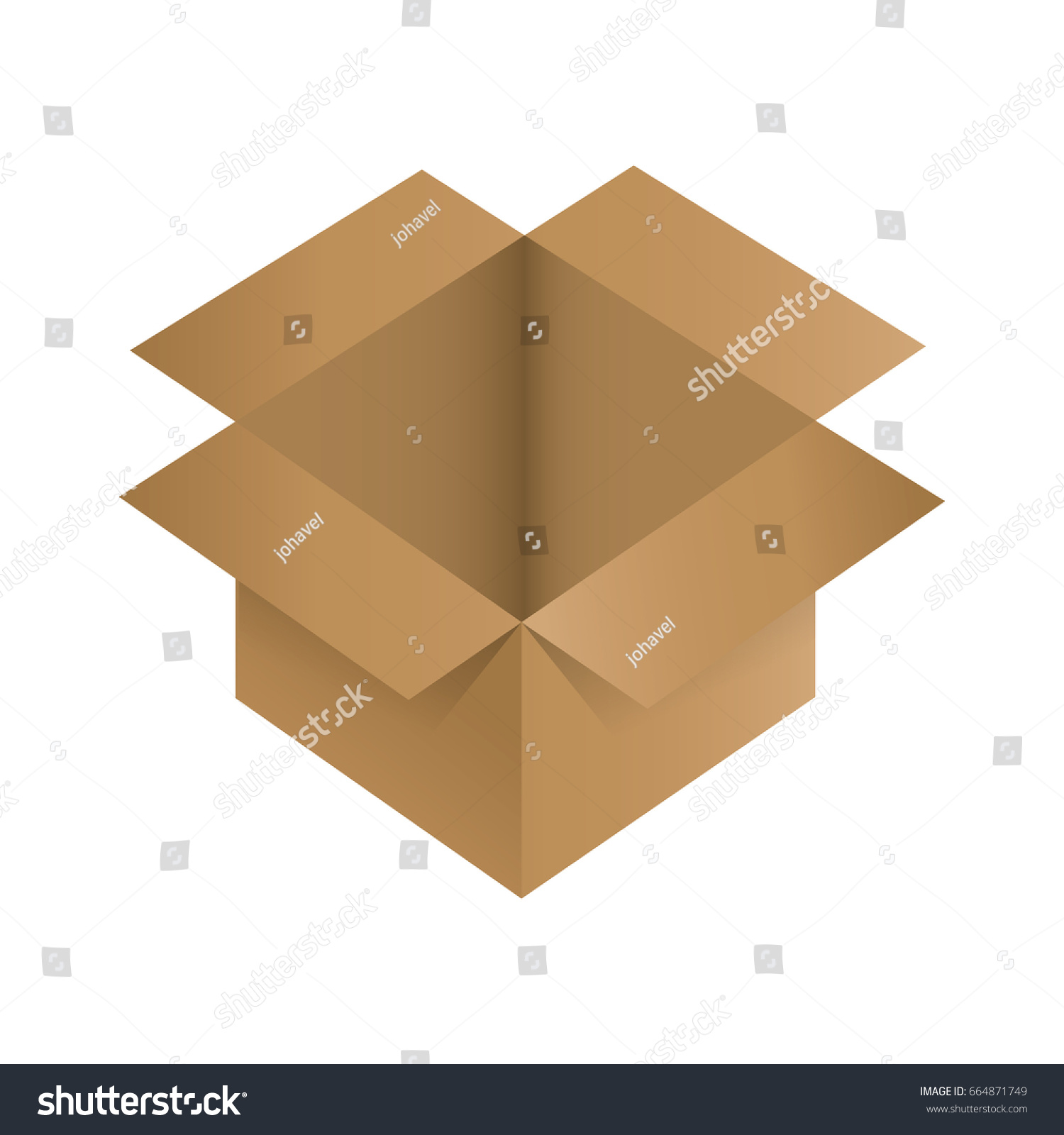 Carton Box Design Stock Vector (Royalty Free) 664871749
