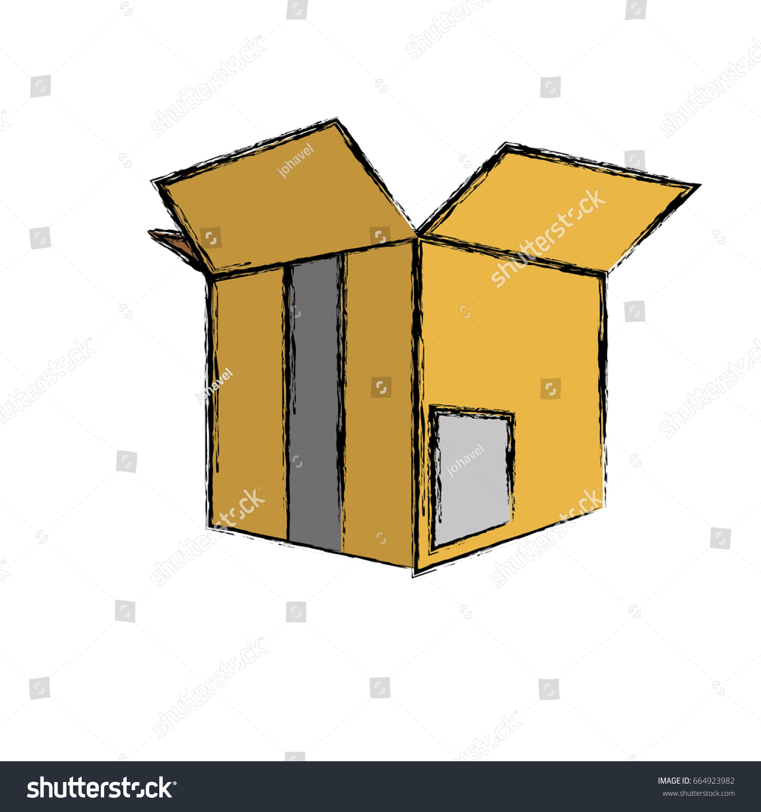 Carton Box Design Stock Vector (Royalty Free) 664923982 | Shutterstock