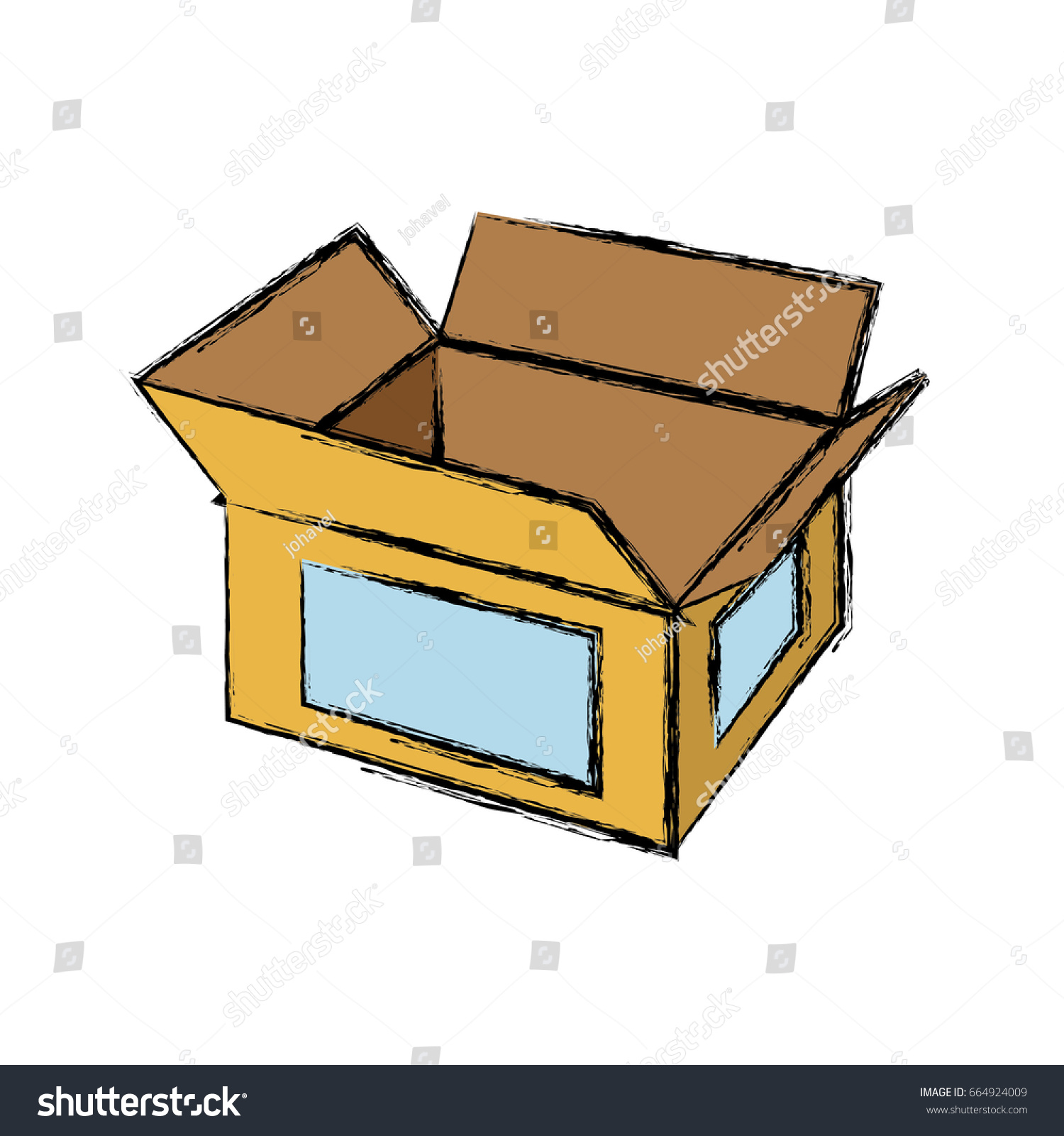 Carton Box Design: เวกเตอร์สต็อก (ปลอดค่าลิขสิทธิ์) 664924009 ...