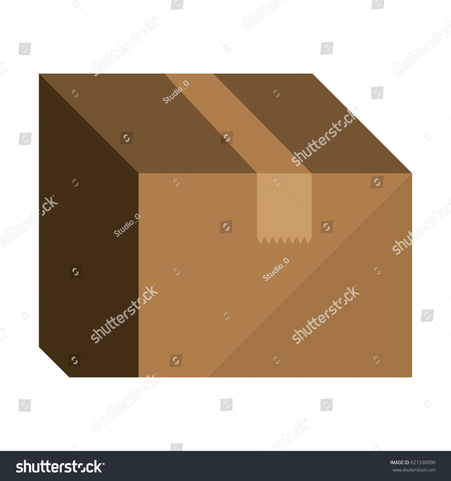 Carton Box Packing Icon Stock Vector (Royalty Free) 621590096 ... Carton Box Packing Icon Stock Vector (Royalty Free) 621590096 ...