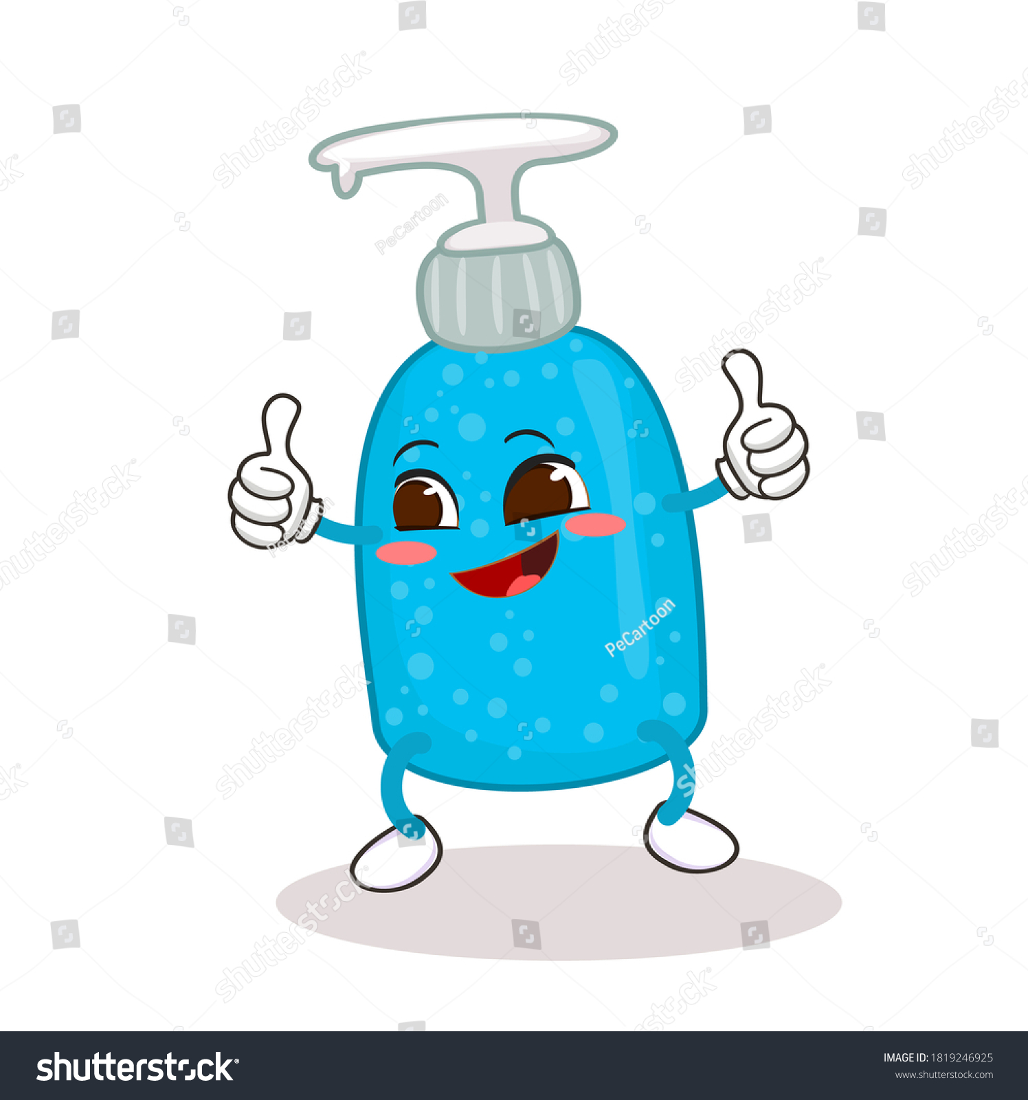 Caricatura Fondo vector de gel de: vector de stock (libre de regalías ...