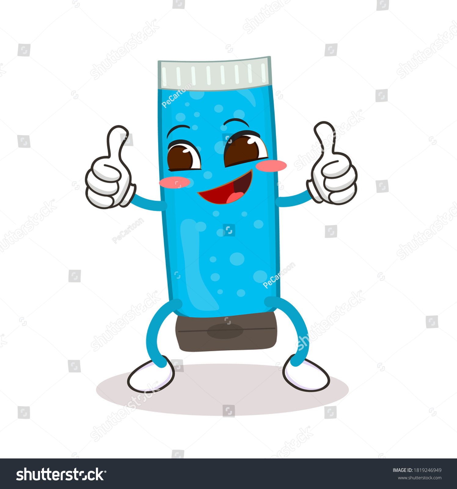 Caricatura Fondo vector de gel de: vector de stock (libre de regalías ...