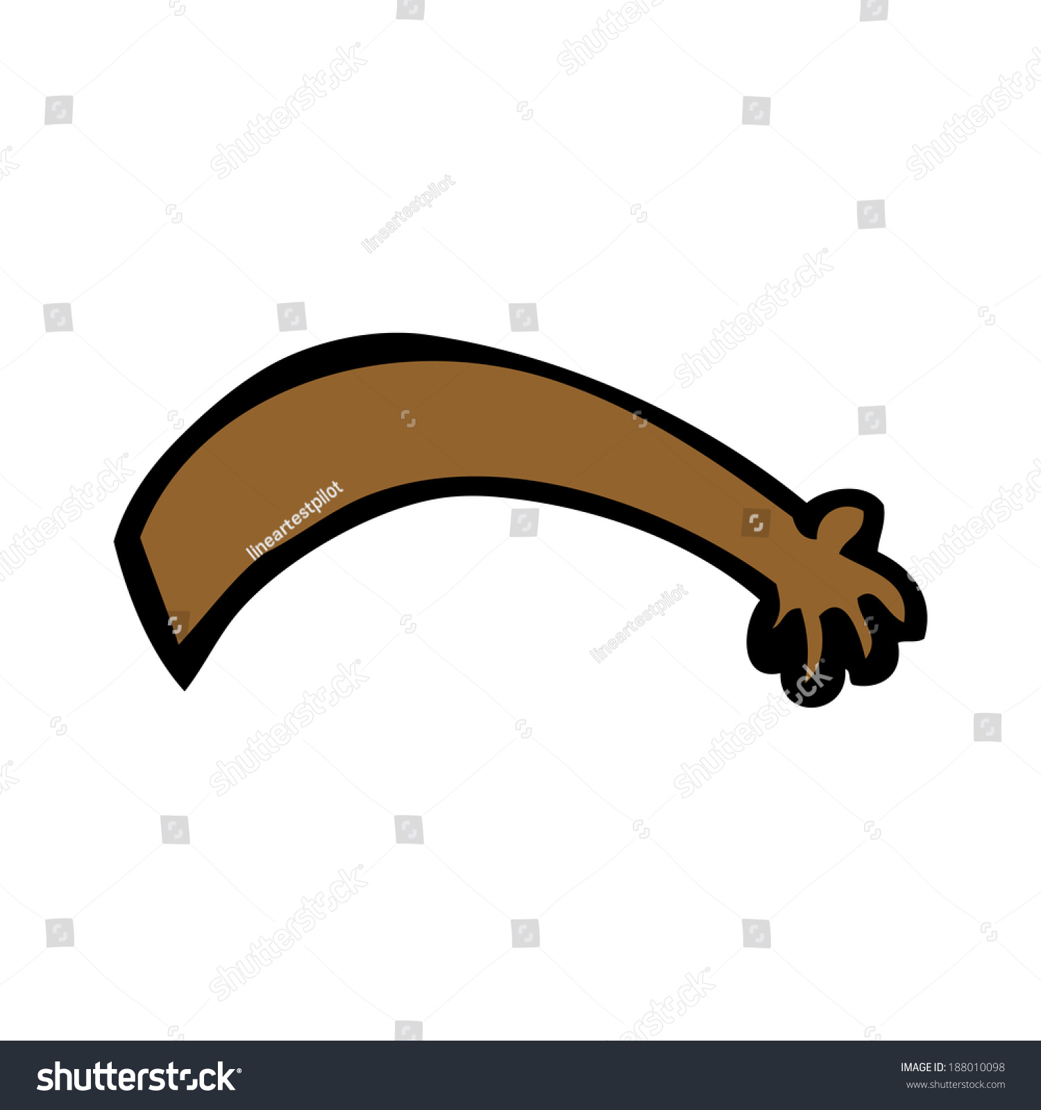 Cartoon Arm Stock Vector (Royalty Free) 188010098 | Shutterstock