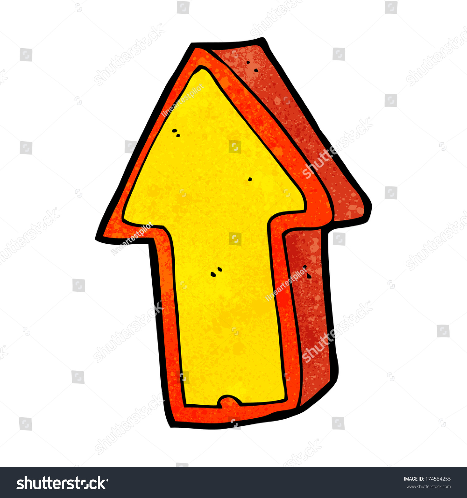 Cartoon Arrow Symbol Stock Vector (Royalty Free) 174584255 | Shutterstock