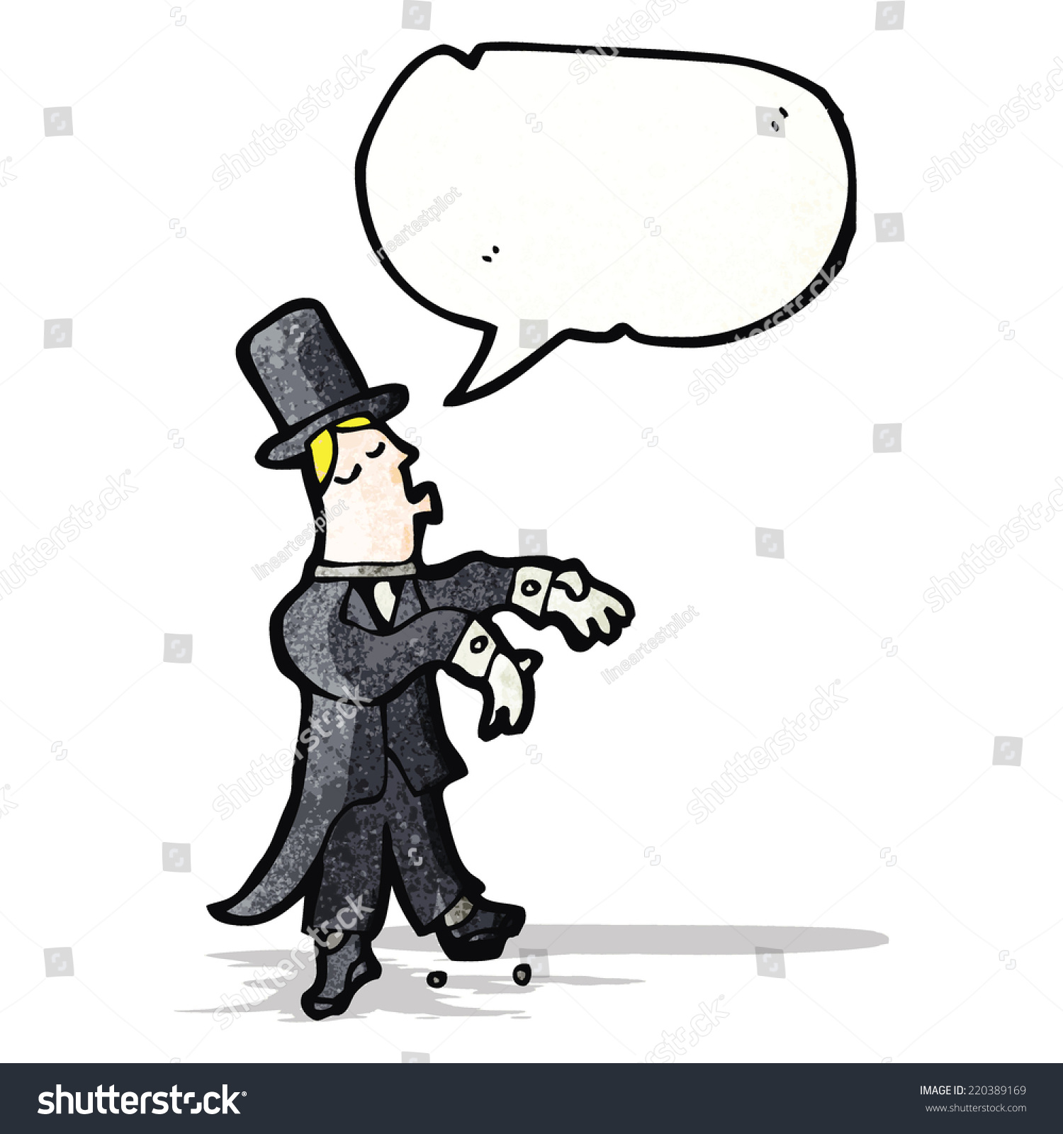 Cartoon Ballroom Dancing Man Stock Vector (Royalty Free) 220389169 ...