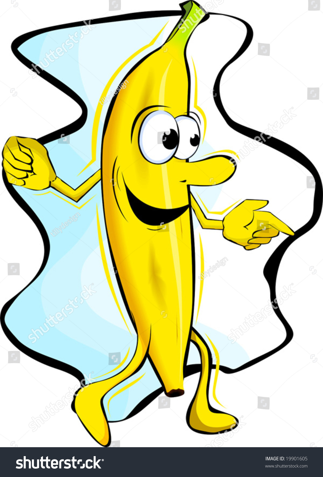 Cartoon Banana Dancing Stock Vector (Royalty Free) 19901605 | Shutterstock